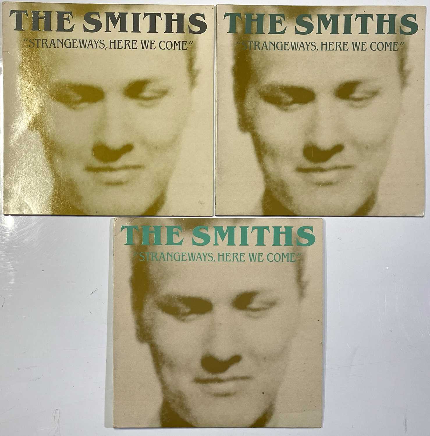 Lot 548 - THE SMITHS - RARE GREEN TEXT EMBOSSED
