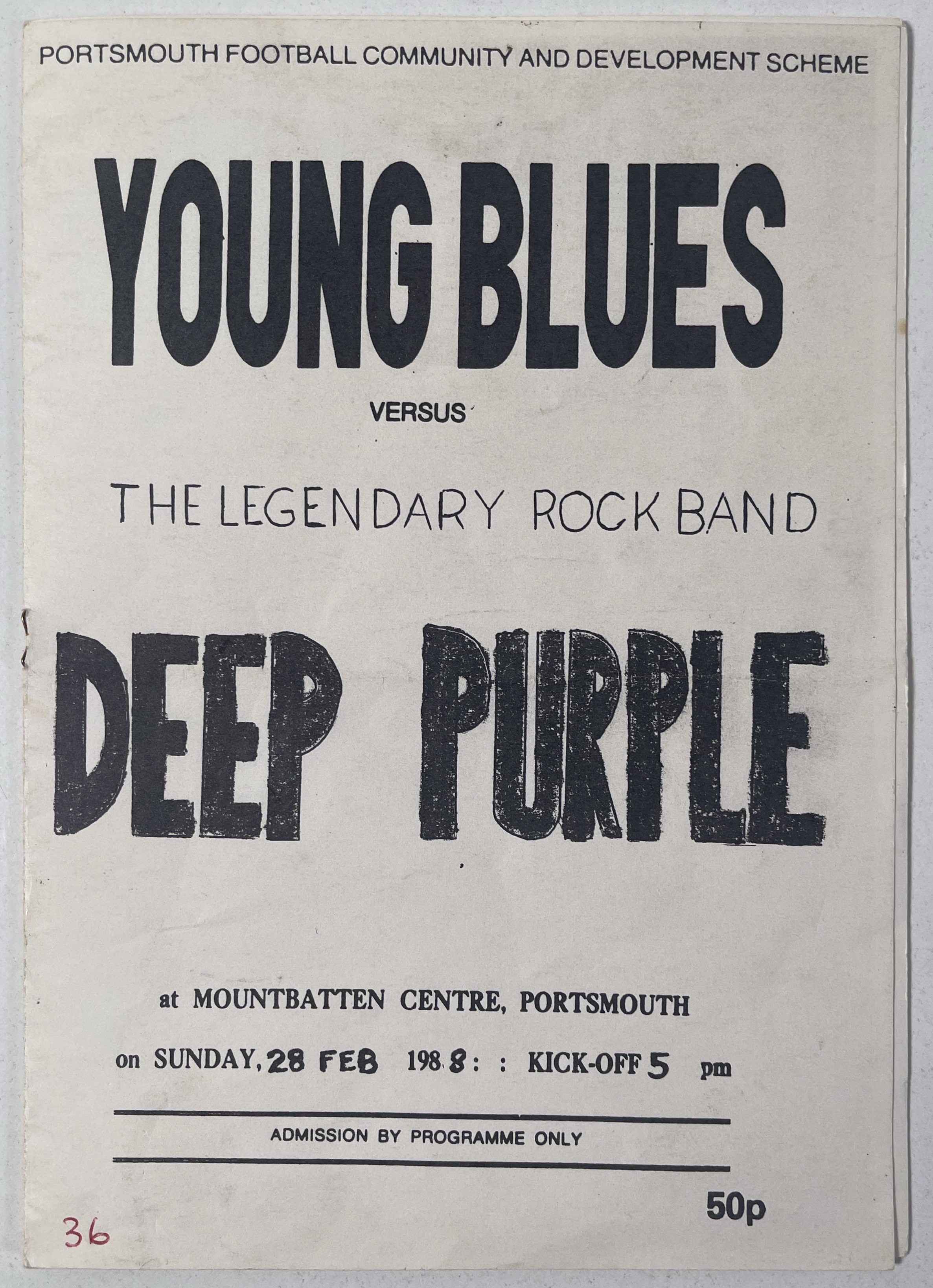 Lot 211 - DEEP PURPLE - FULLY SIGNED 1988 FOOTBALL
