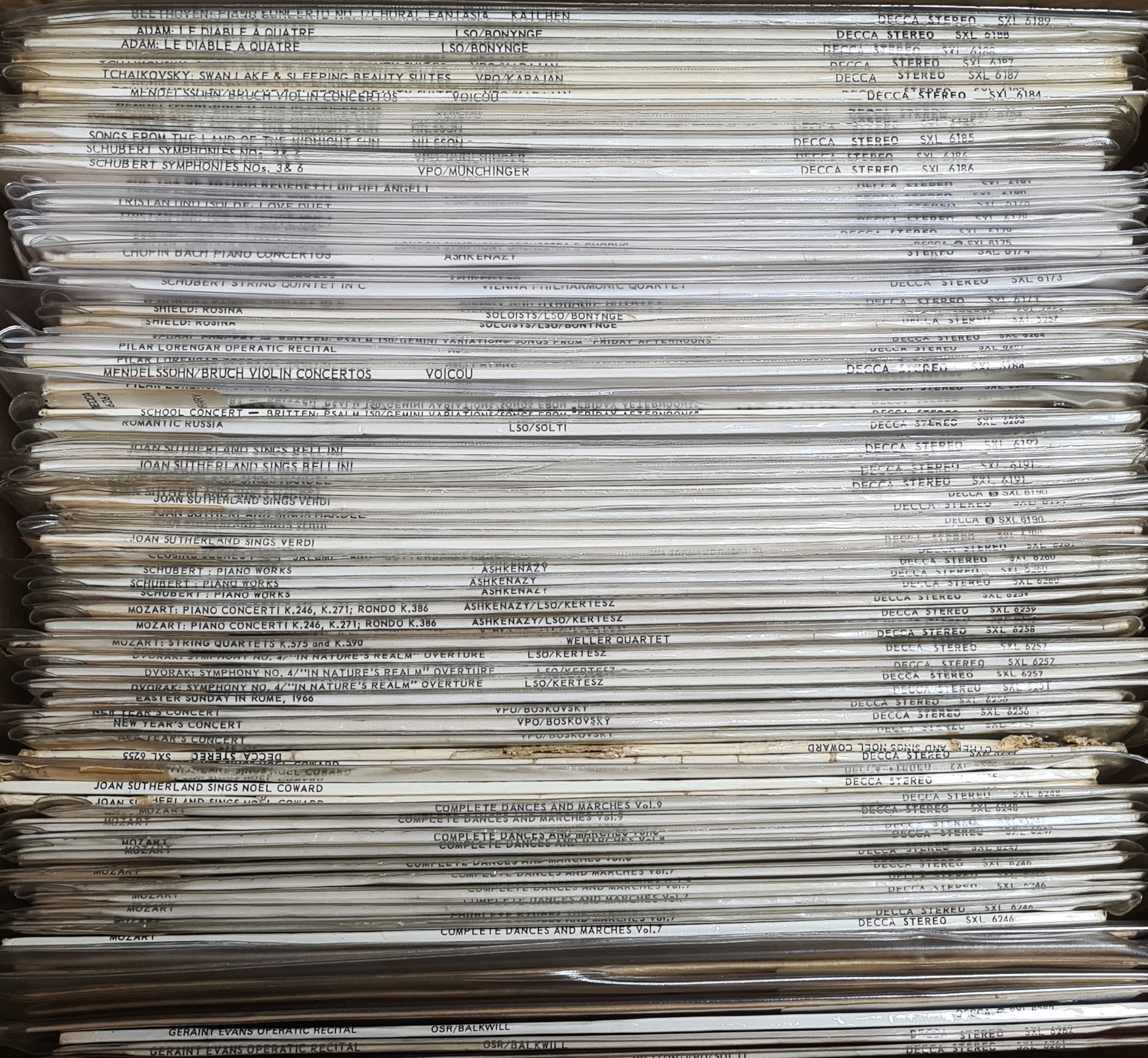 Lot 374 - DECCA - CLASSICAL LP COLLECTION (INC SXL/
