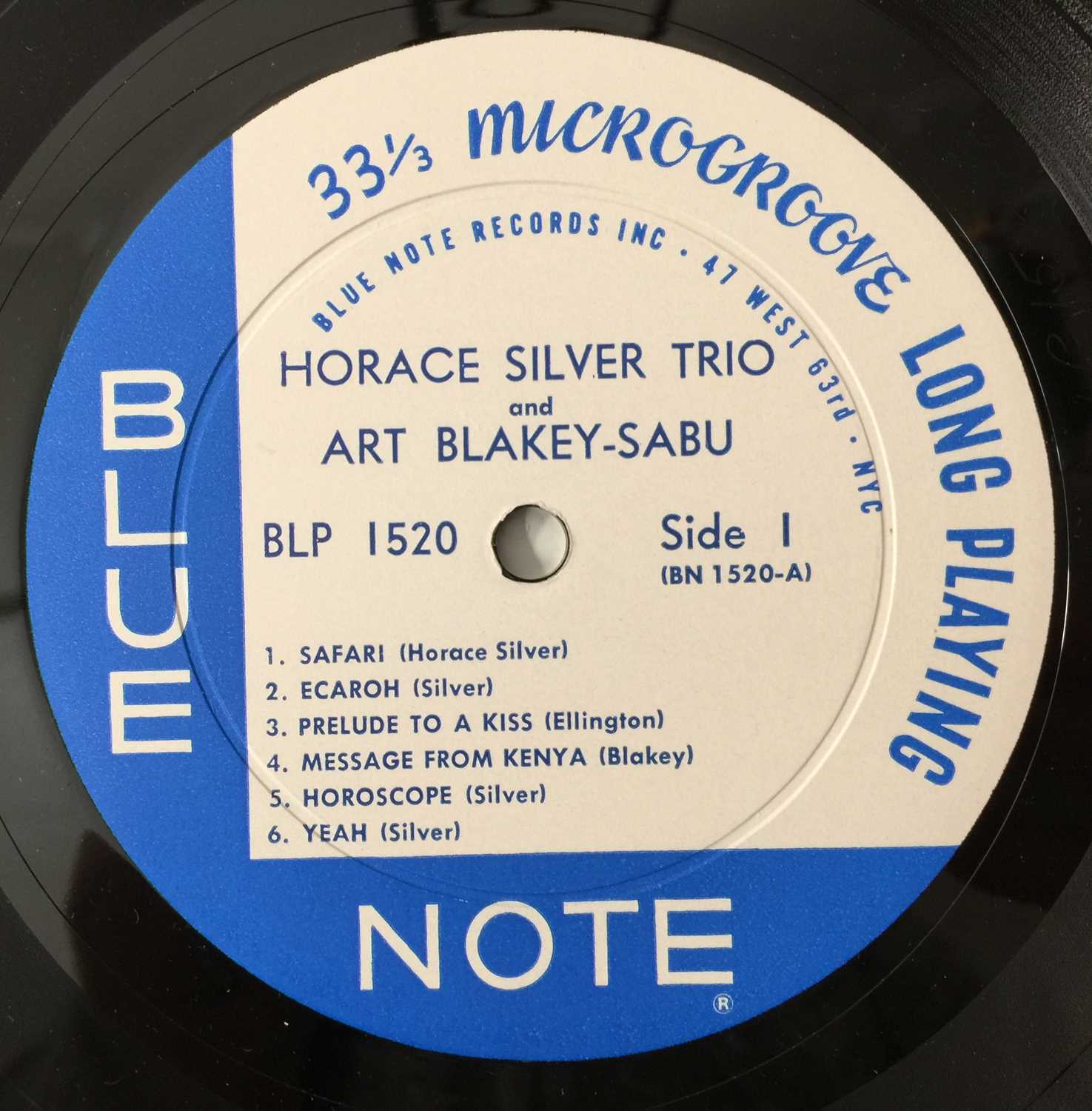 Lot 163 - HORACE SILVER - HORACE SILVER TRIO LP (BLP