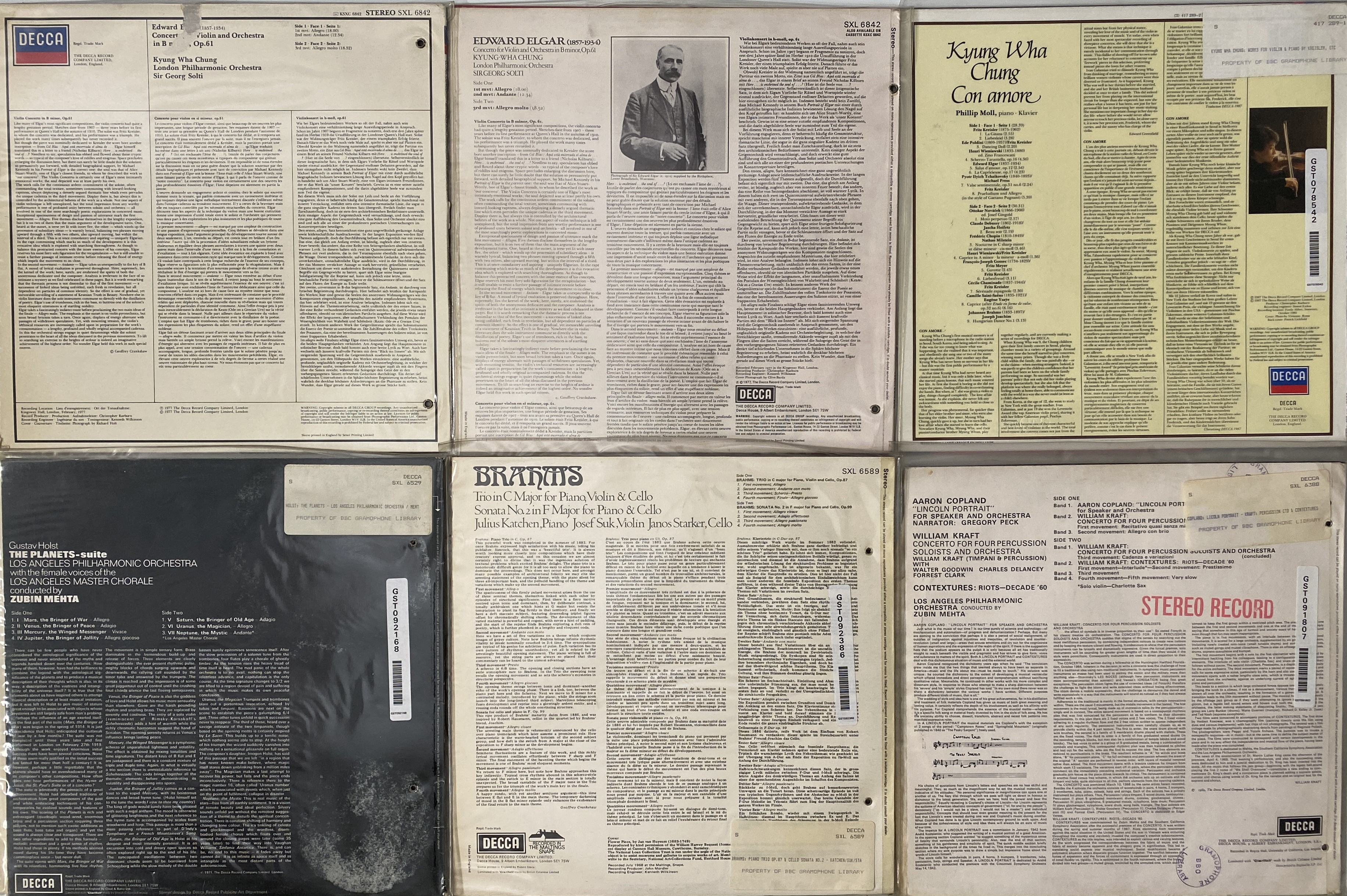 Lot 23 - DECCA - CLASSICAL LP RARITIES