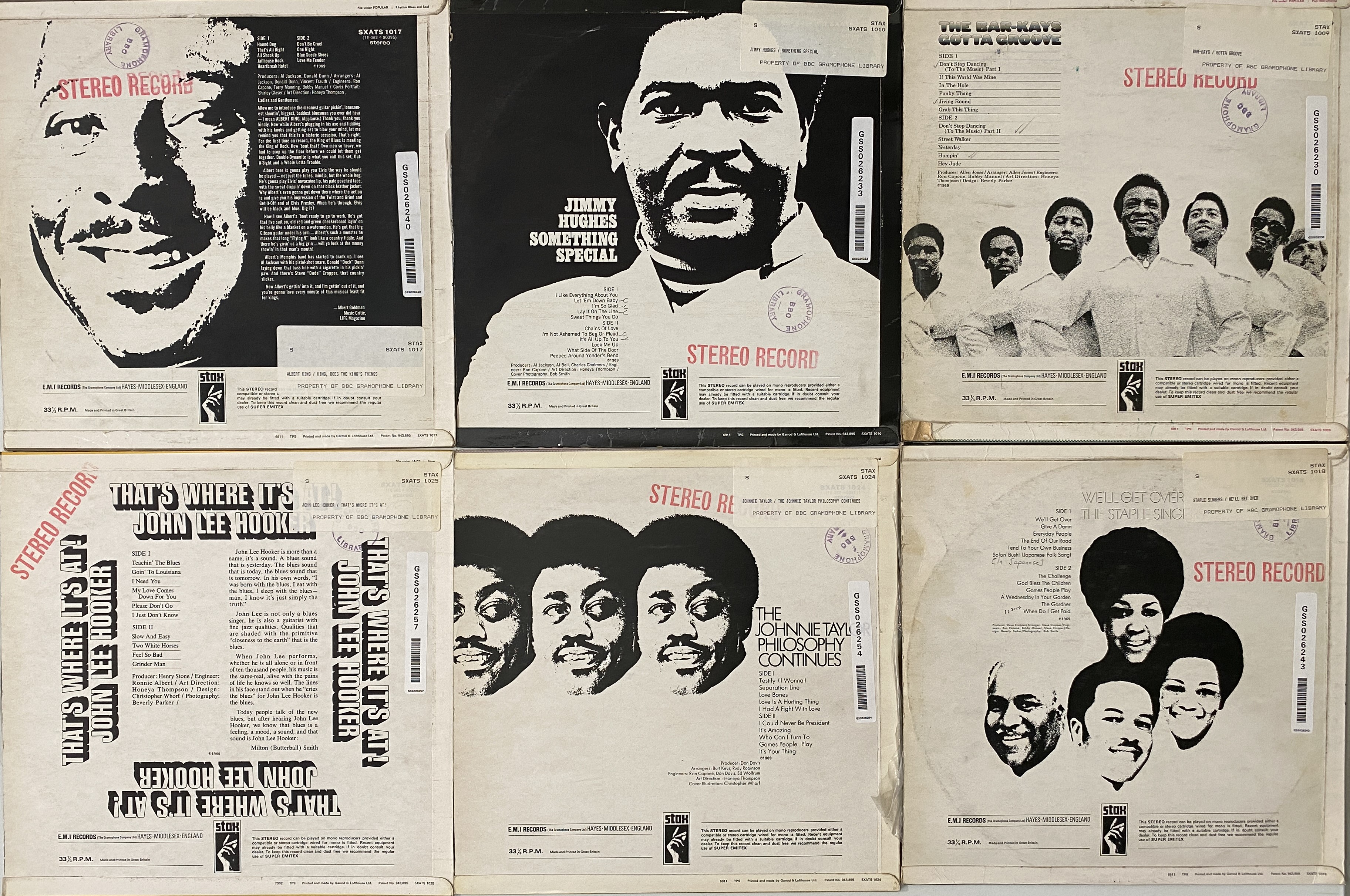 Lot 31 - STAX - SOUL LP PACK