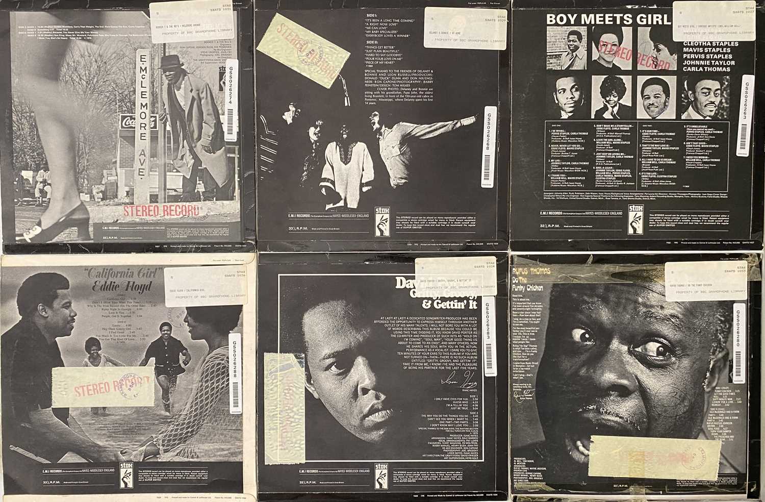 Lot 31 - STAX - SOUL LP PACK