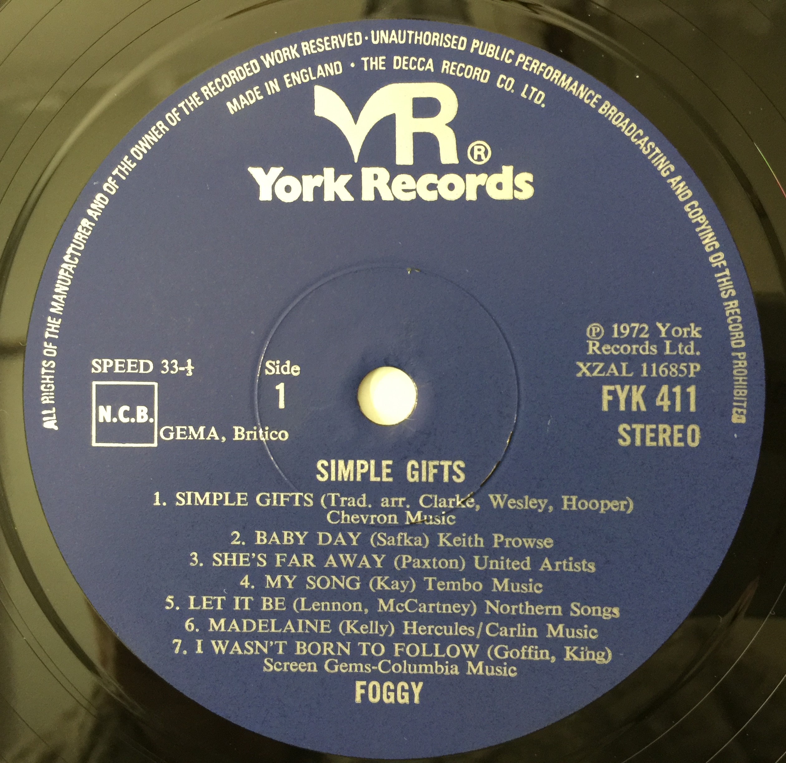 Lot 37 - YORK RECORDS - LP RARITIES