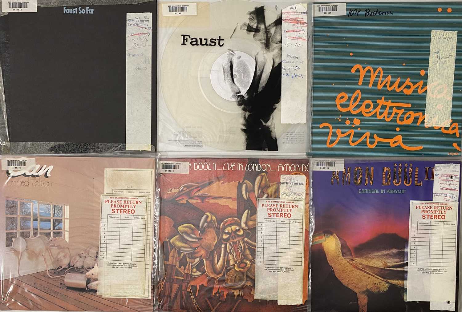 Lot 419 - ELECTRONIC/KRAUTROCK - LP RARITIES.