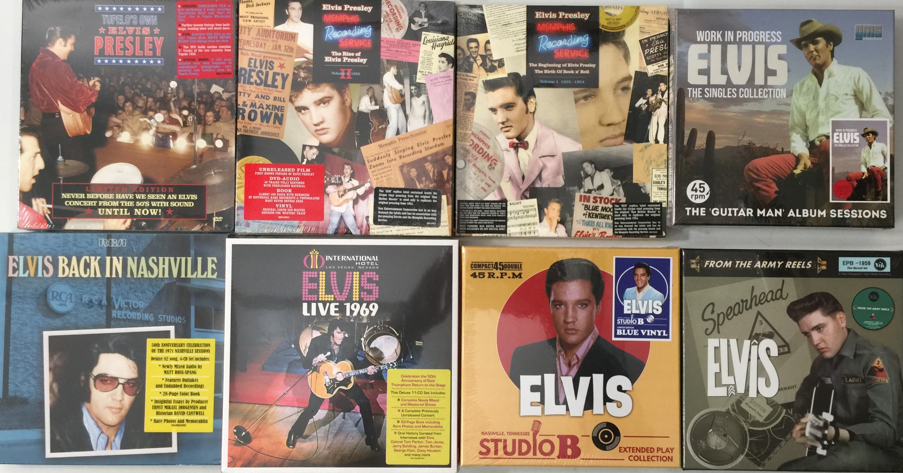 Lot 668 - ELVIS PRESLEY - CD / DVD / 7" BOX SET