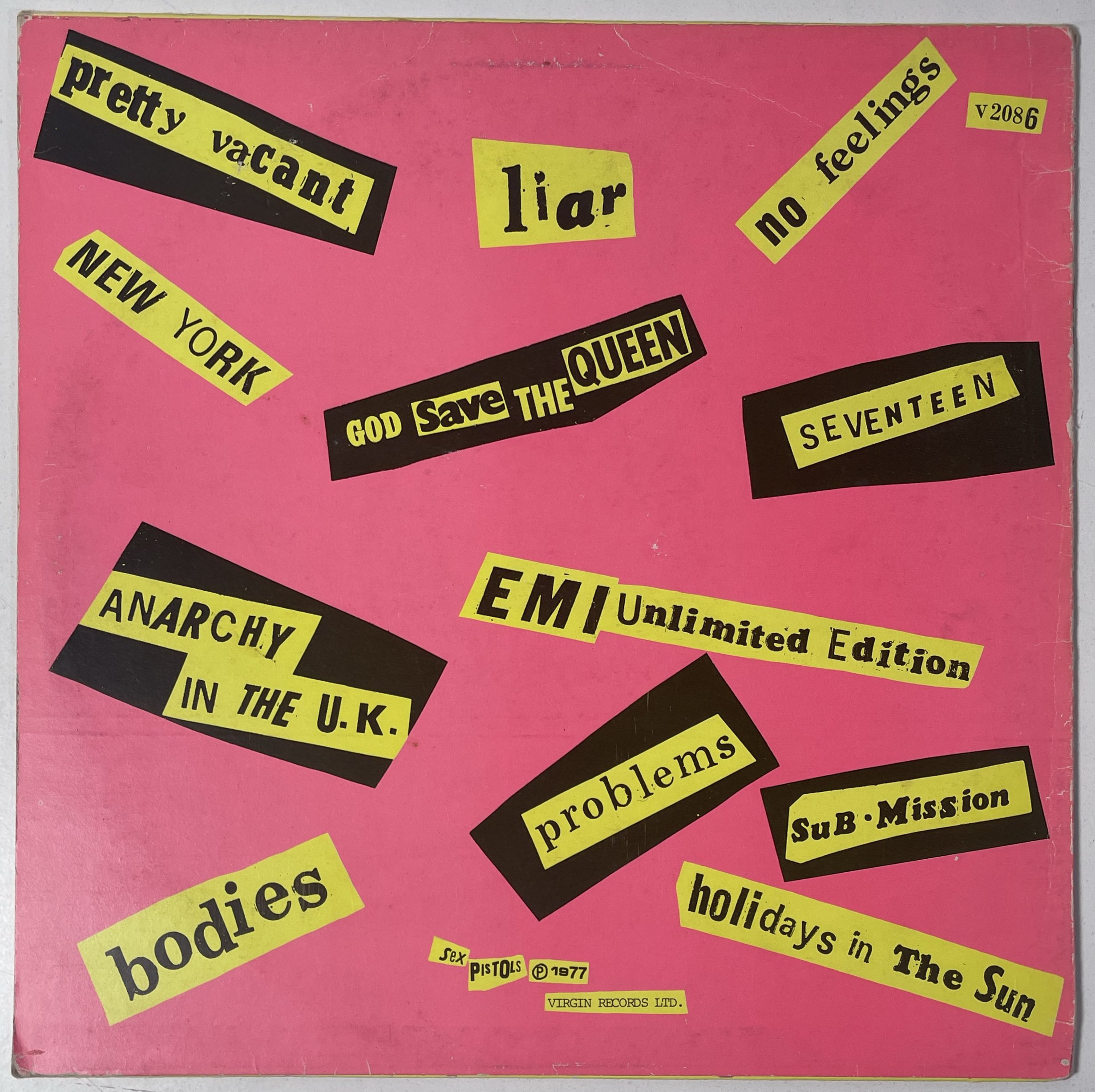 Lot 531 The Sex Pistols Malcolm Mclaren Signed