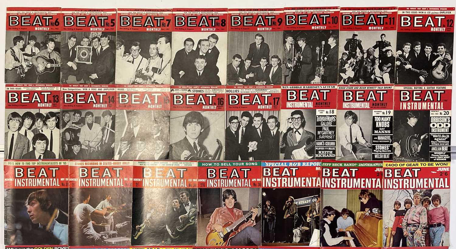 Lot 50 - 1960S BEAT MONTHLY/INSTRUMENTAL MAGAZINE