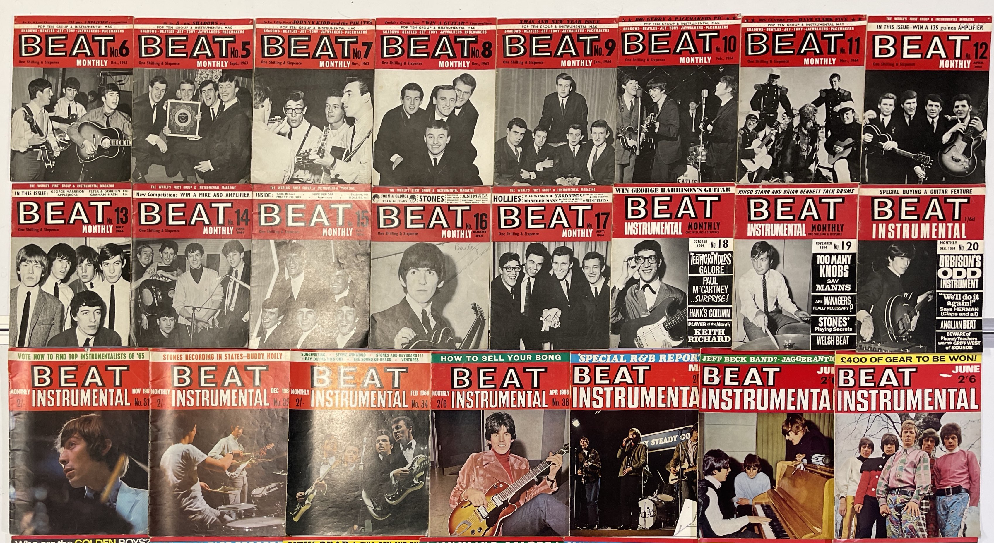 Lot 50 - 1960S BEAT MONTHLY/INSTRUMENTAL MAGAZINE