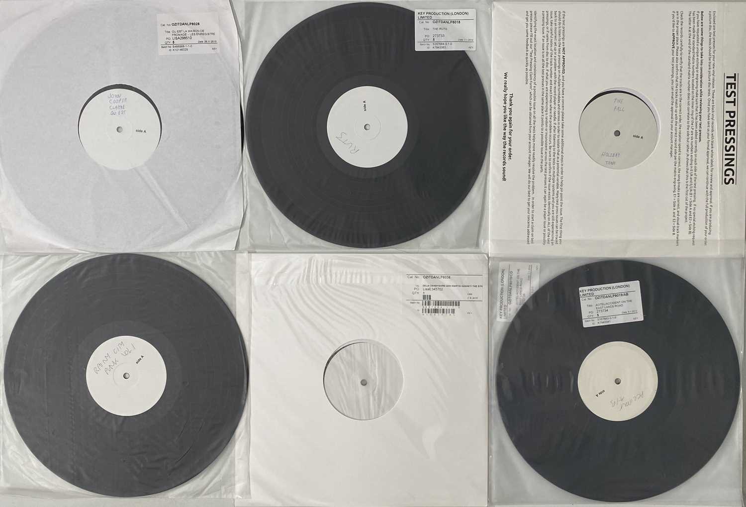 Lot 641 - MANCHESTER PUNK/ ALT - LP WHITE LABEL TEST