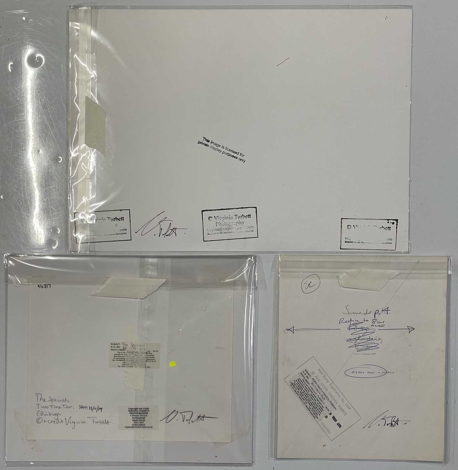 Lot 119 - VIRGINIA TURBETT - PHOTOGRAPHS INC SPECIALS