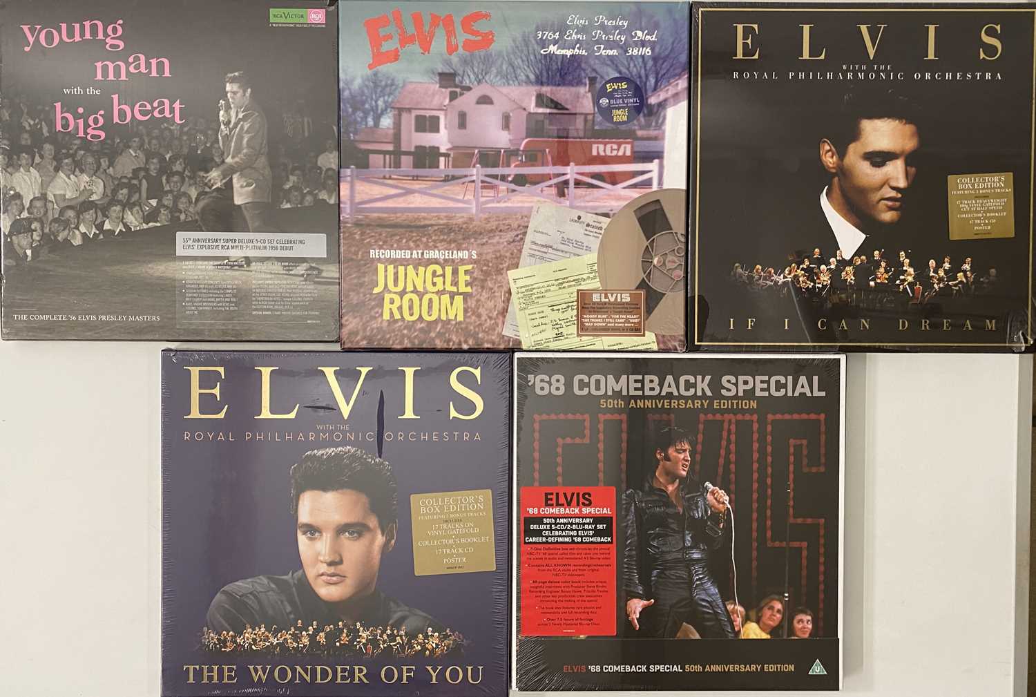 Lot 663 - ELVIS PRESLEY - LP/ 10"/ CD BOX SETS (NEW