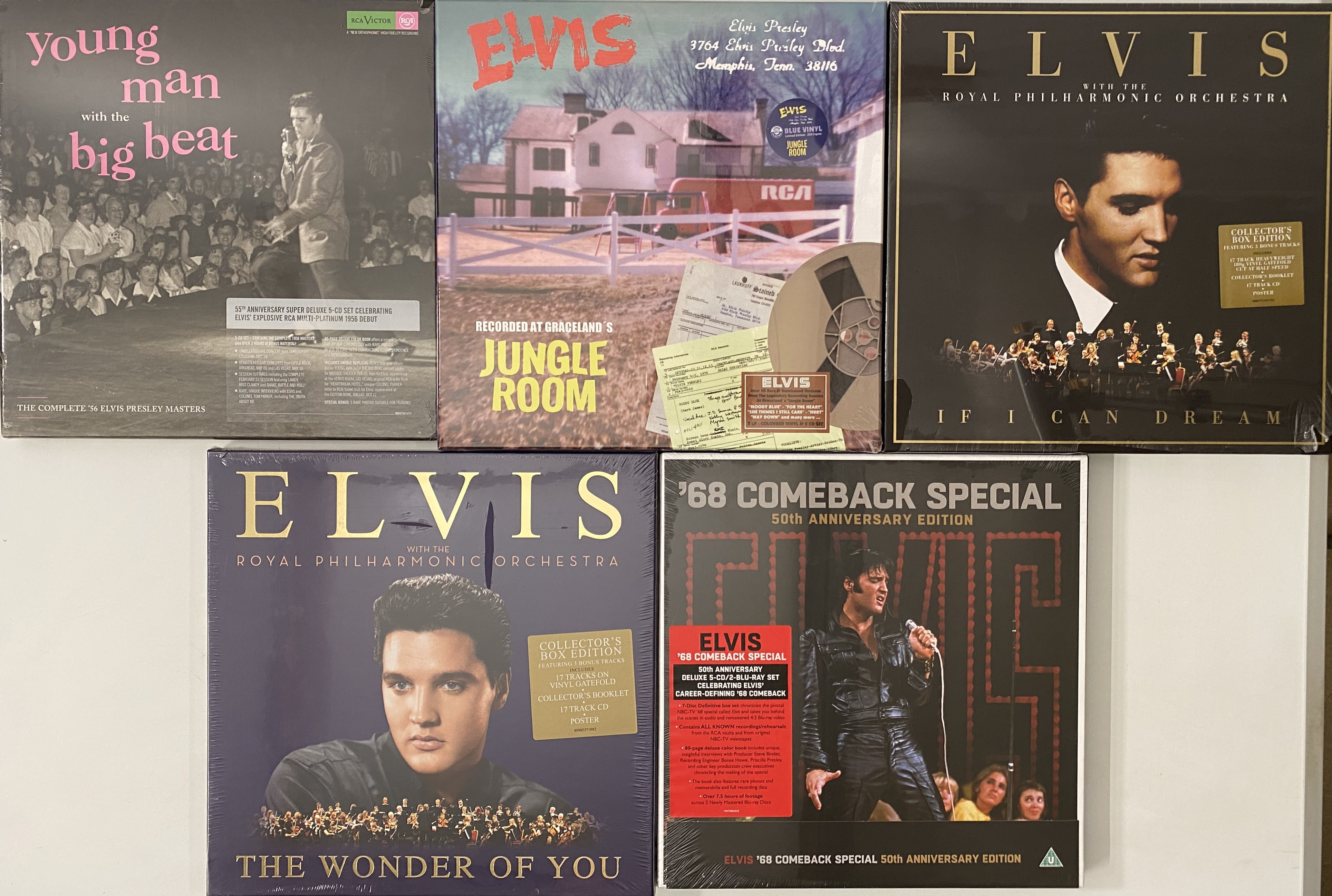 Lot 663 - ELVIS PRESLEY - LP/ 10"/ CD BOX SETS (NEW