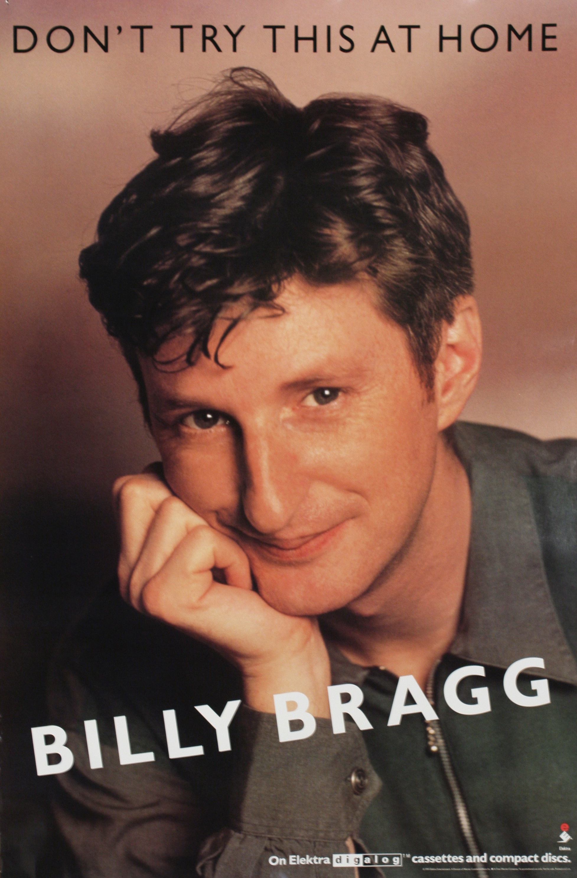 Lot 65 - BILLY BRAGG 1990S PROMO POSTERS