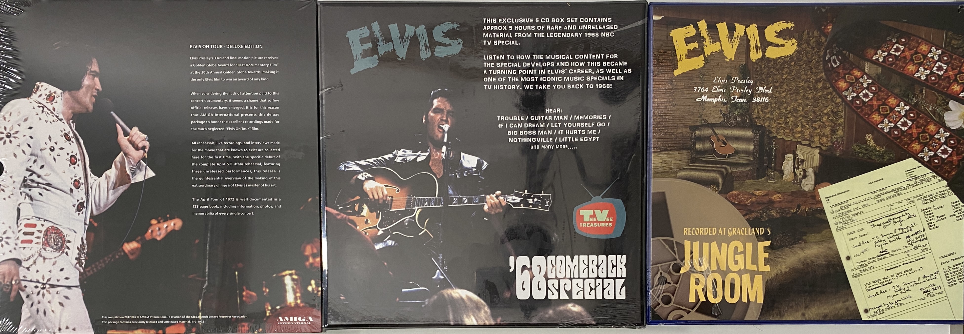 Lot 730 - ELVIS PRESLEY - LP/ CD BOX SETS (NEW