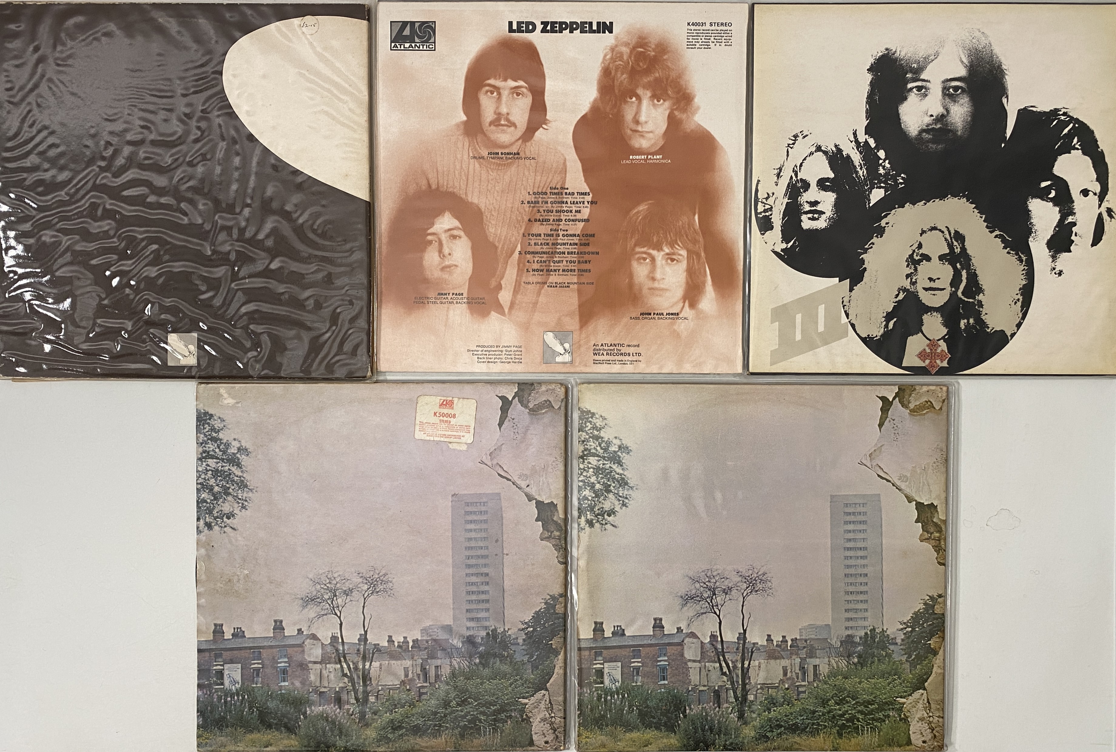 Lot 760 - LED ZEPPELIN - LP PACK (INC PLUM/ RED