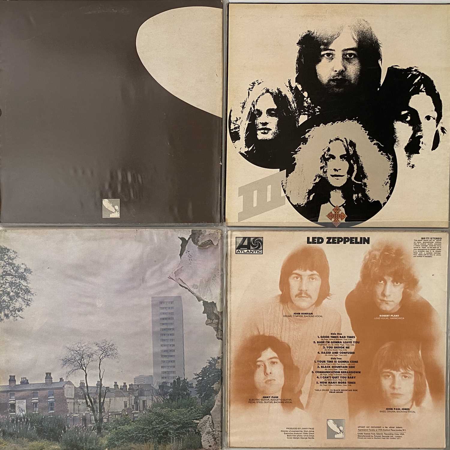 Lot 761 - LED ZEPPELIN - LP PACK (INC PLUM/ RED