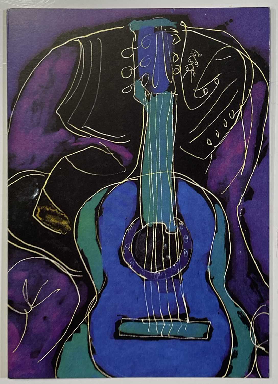 Lot 237 - LEONARD COHEN - A SIGNED EXHIBITION POSTER.