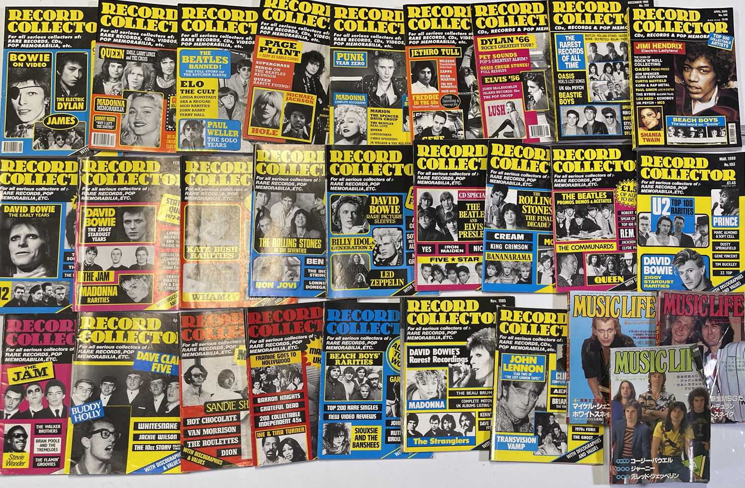 Lot 53 - MAGAZINE COLLECTION INC KERRANG / RECORD