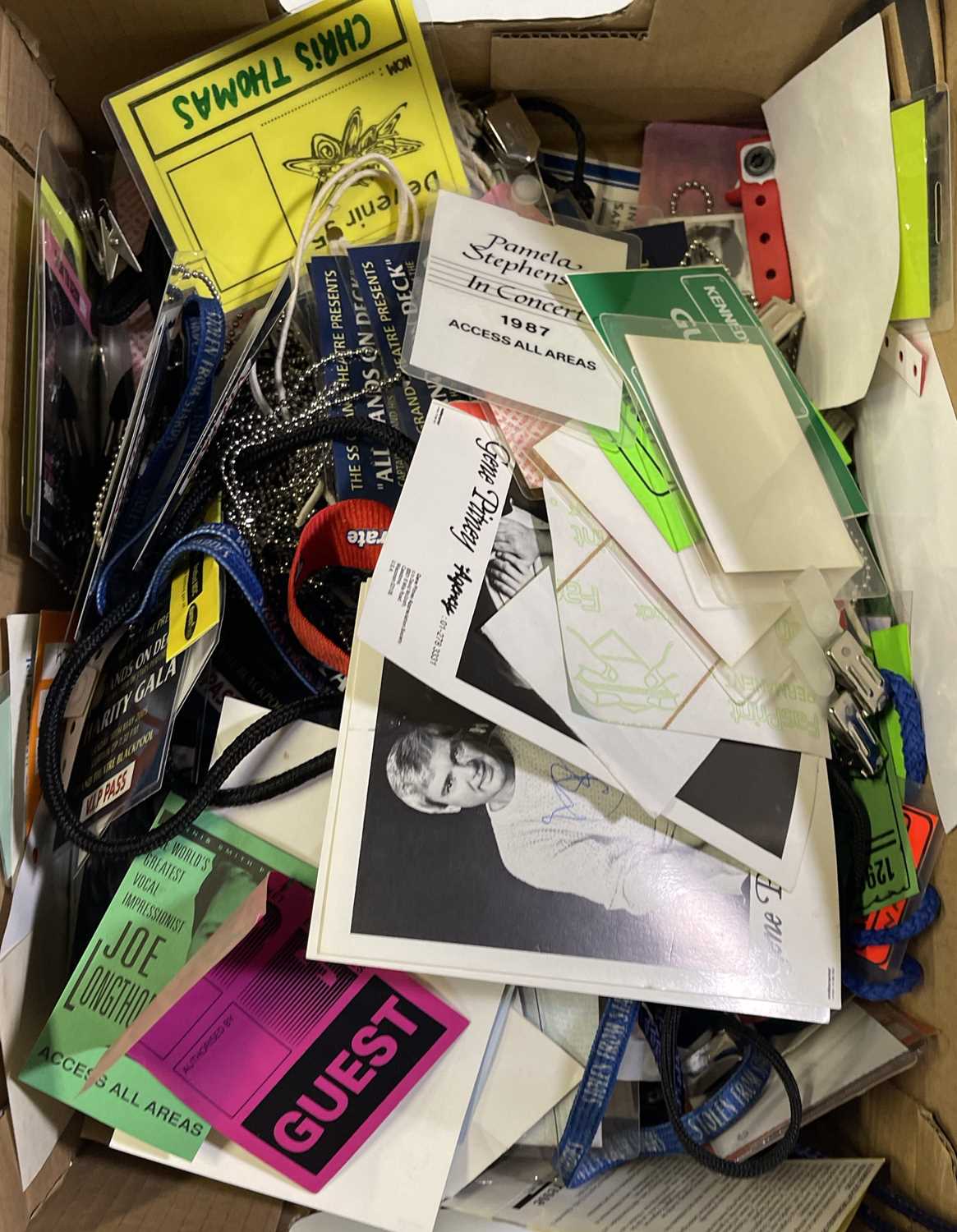 Lot 33 - STAGE / AAA / BACKSTAGE PASSES - LARGE