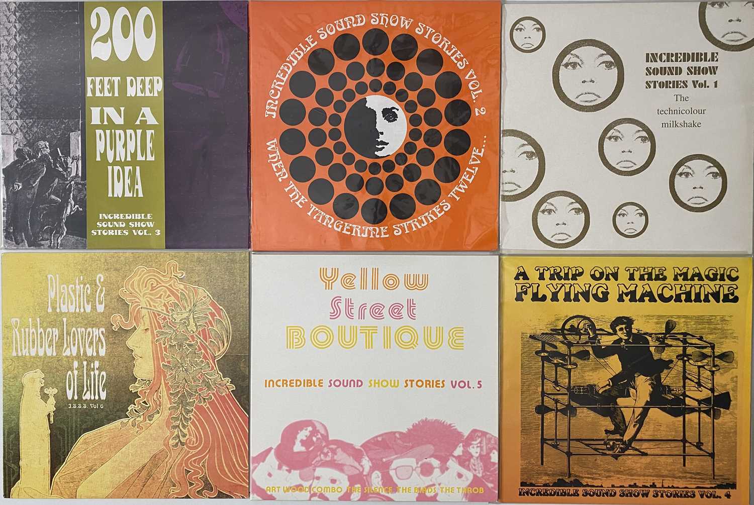 Lot 887 - INCREDIBLE SOUND SHOW STORIES LP PACK (VOLS