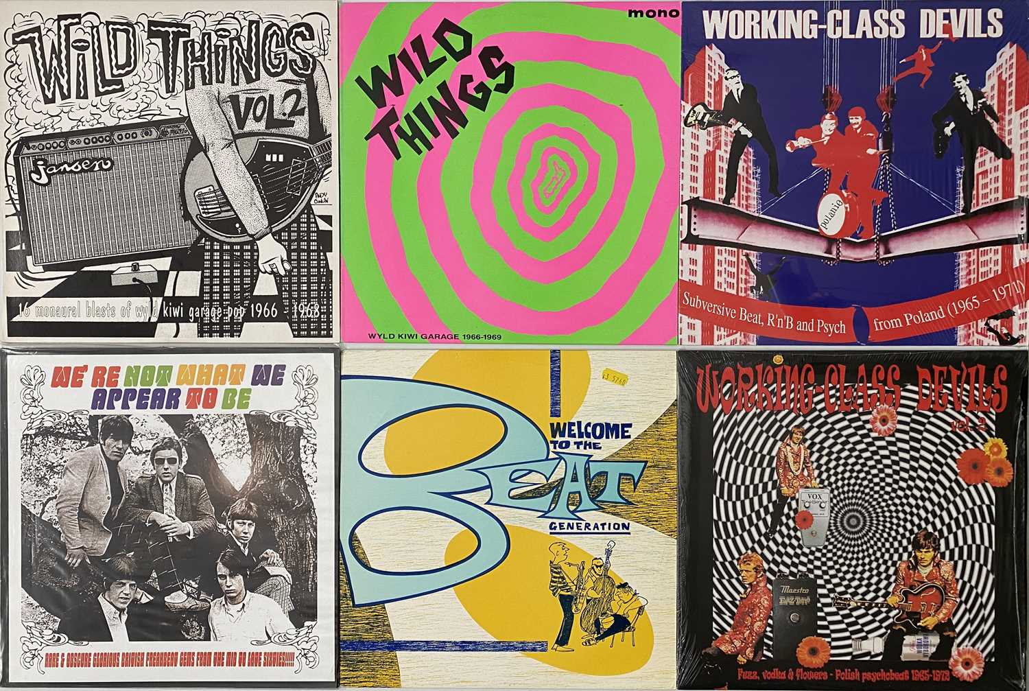 Lot 888 - PSYCH/ GARAGE - LP COMPILATIONS