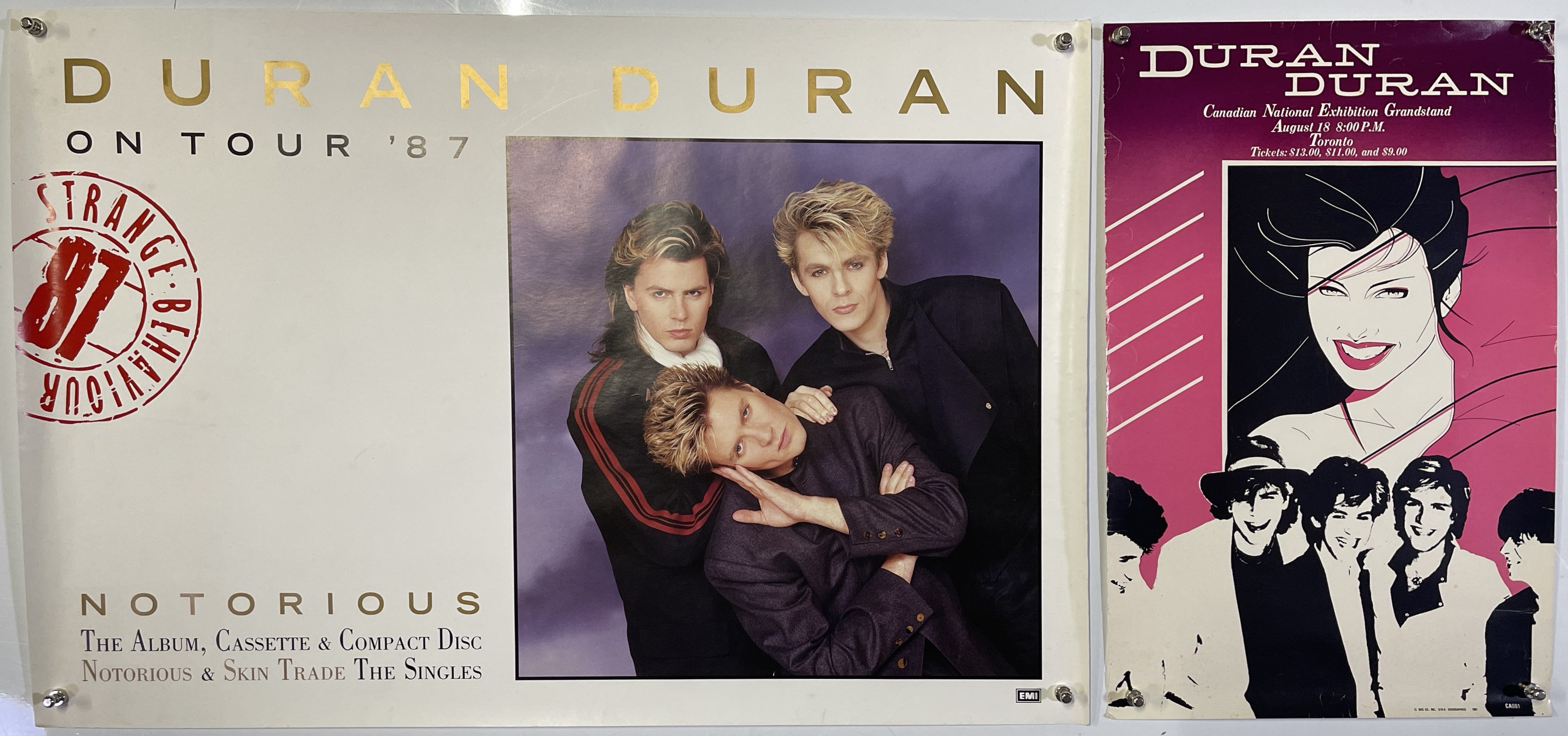 Lot 488 - DURAN DURAN - ORIGINAL 1983 CONCERT