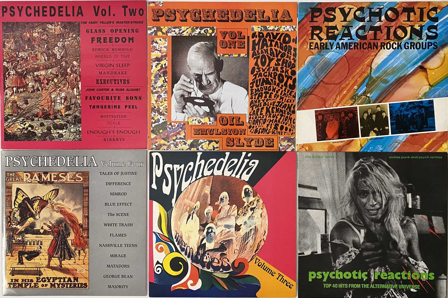 Lot 899 - PSYCH/ GARAGE - LP COMPILATIONS