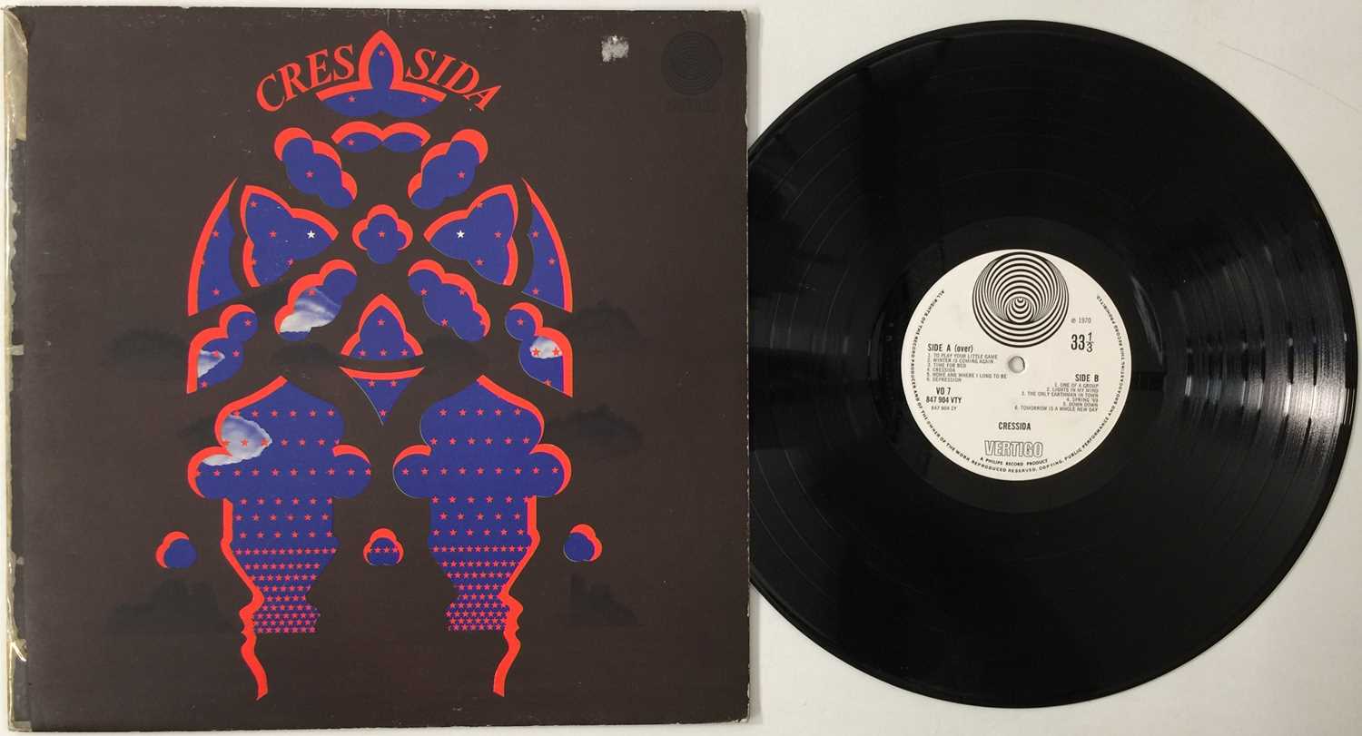 Lot 911 - CRESSIDA - S/T LP (UK ORIGINAL - LARGE SWIRL