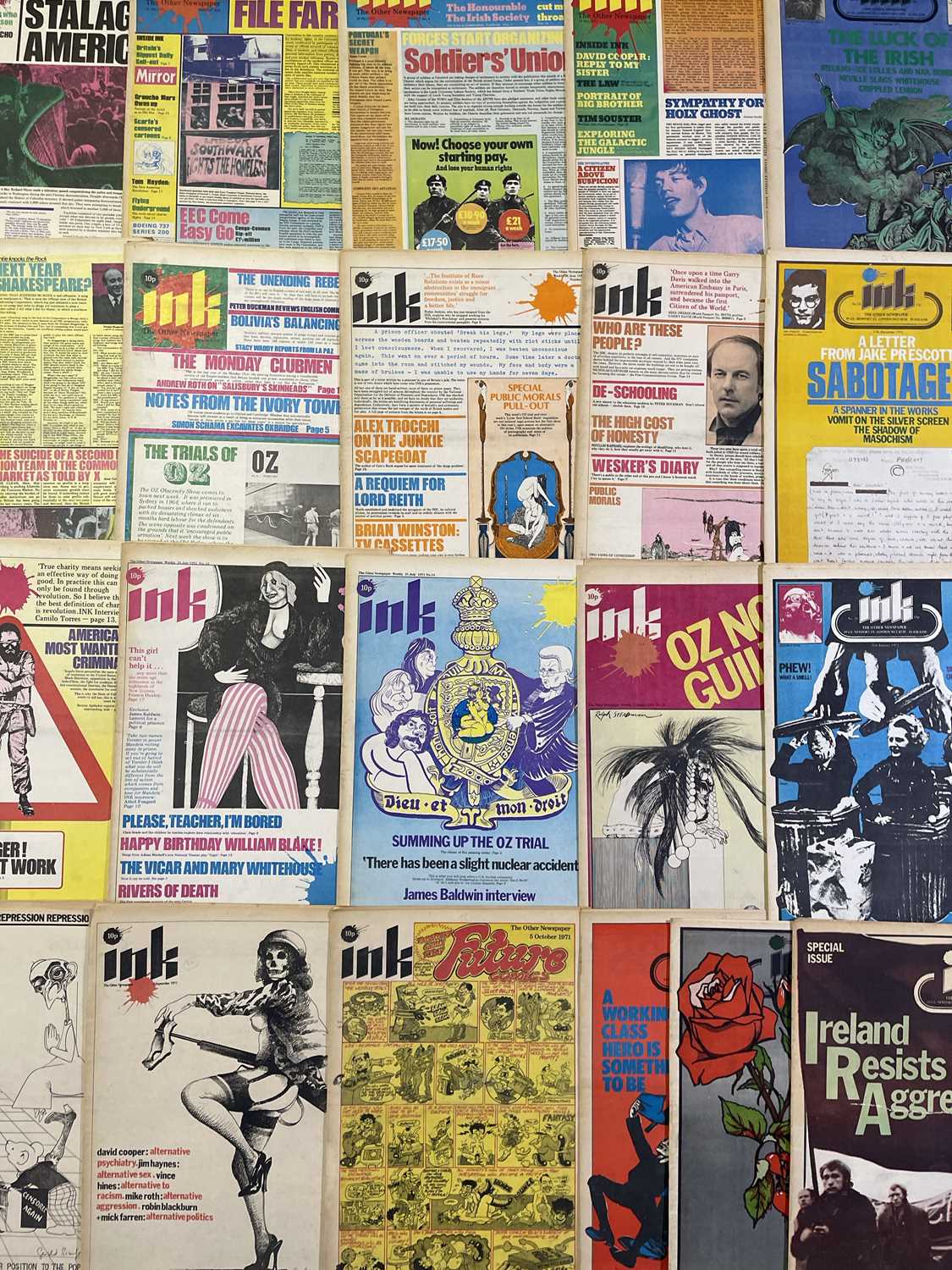 Lot 59 - 1970S COUNTER CULTURE MAGAZINE - COMPLETE RUN