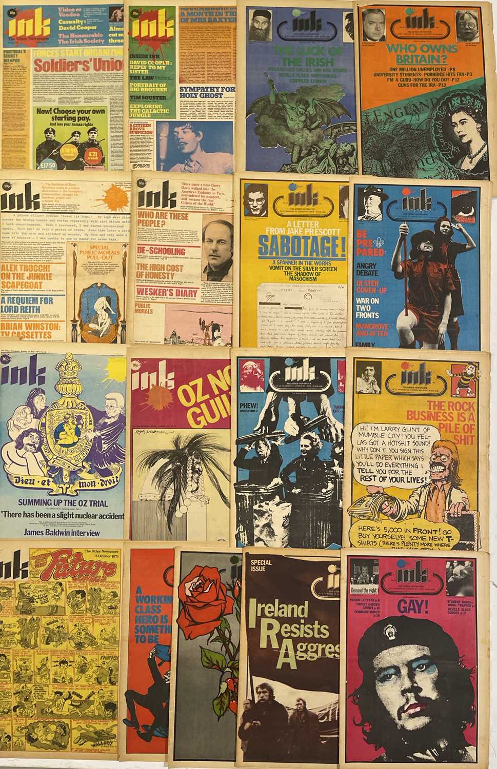 Lot 59 - 1970S COUNTER CULTURE MAGAZINE - COMPLETE RUN