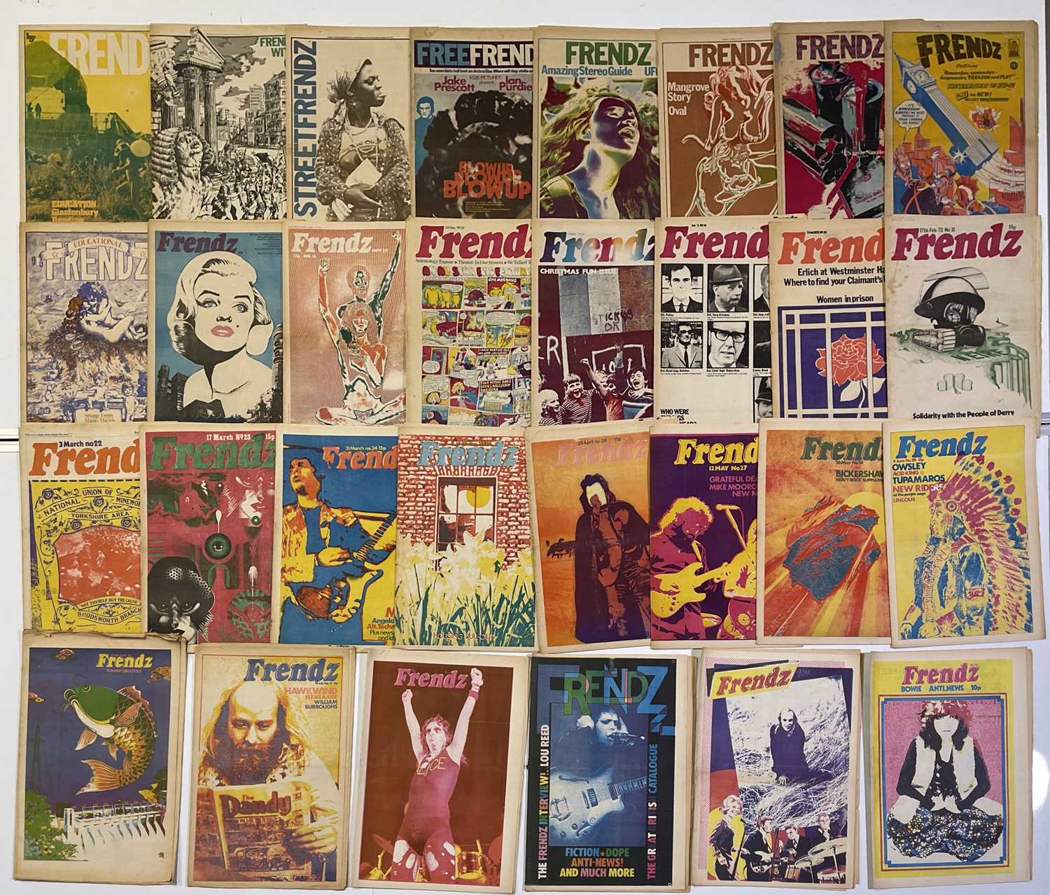 Lot 60 - 1970S COUNTER CULTURE MAGAZINE - COMPLETE RUN