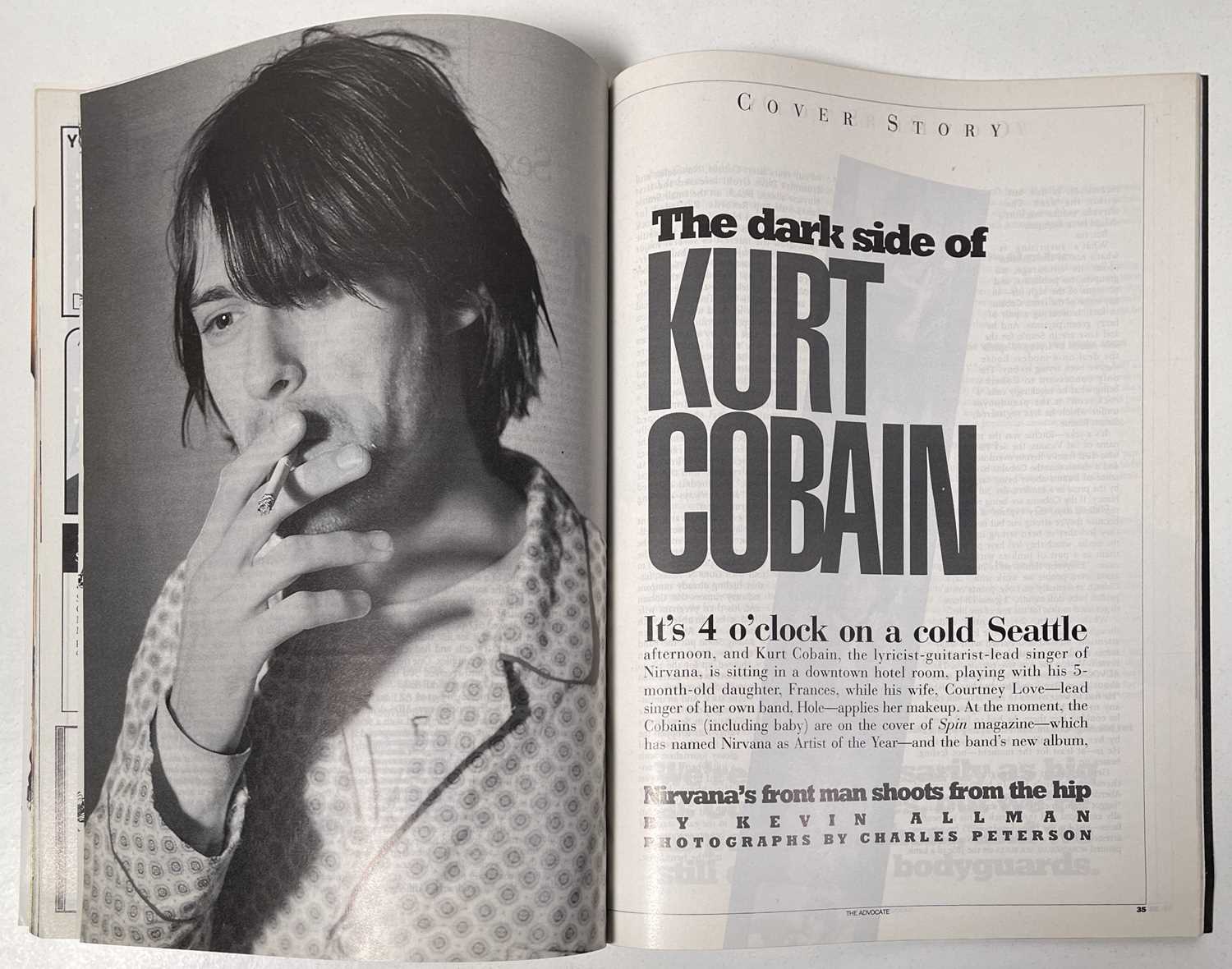 Lot 64 - NIRVANA INTEREST - RARE COPY OF THE ADVOCATE