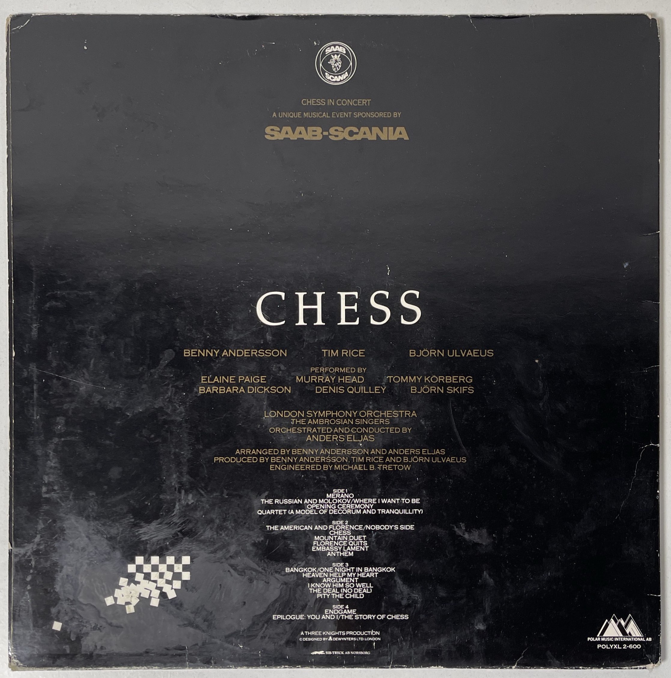 Lot 244 - ABBA - CHESS LP SIGNED BY BENNY / BJORN