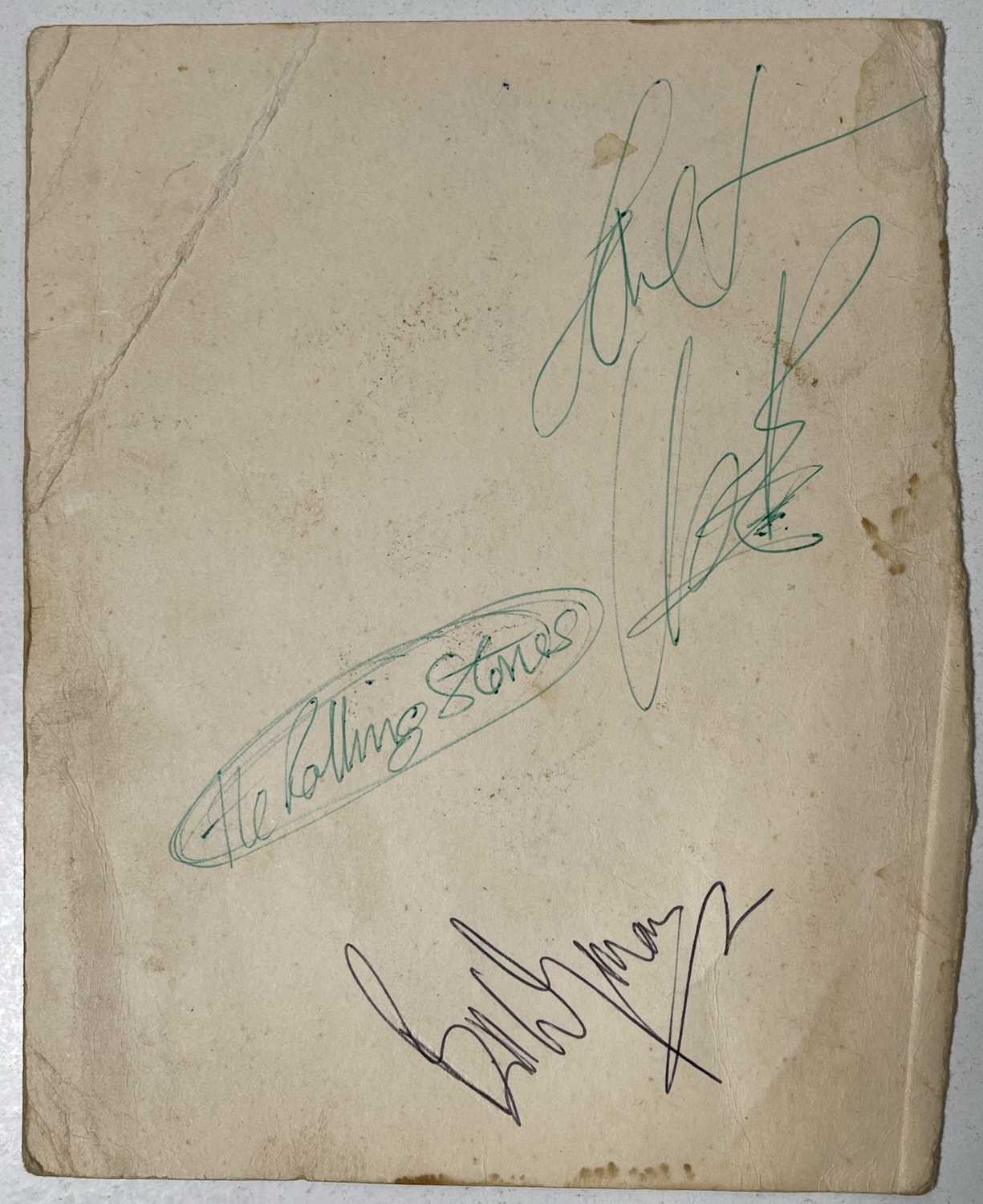 Lot 492 - THE ROLLING STONES - CHARLIE WATTS / BILL