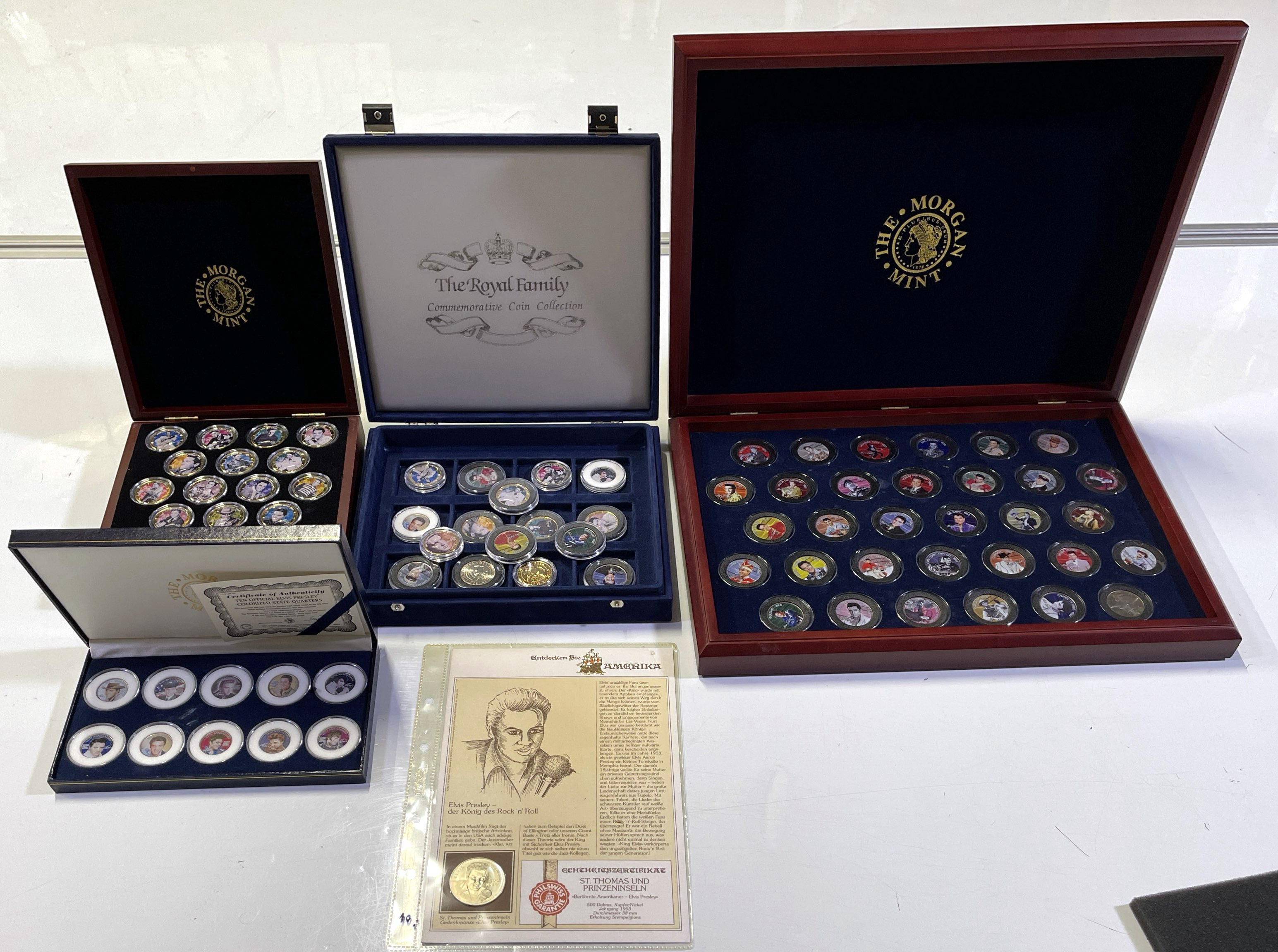 Lot 281 - ELVIS PRESLEY - QUARTER/HALF DOLLARS