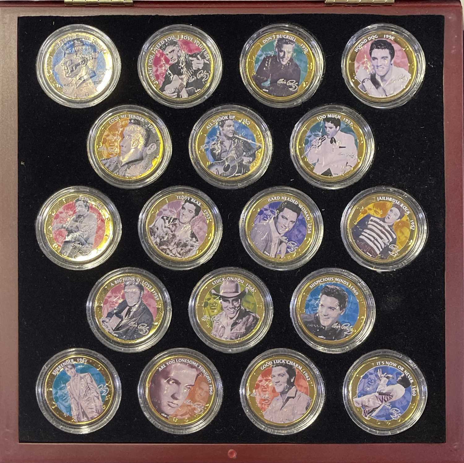 Lot 281 - ELVIS PRESLEY - QUARTER/HALF DOLLARS