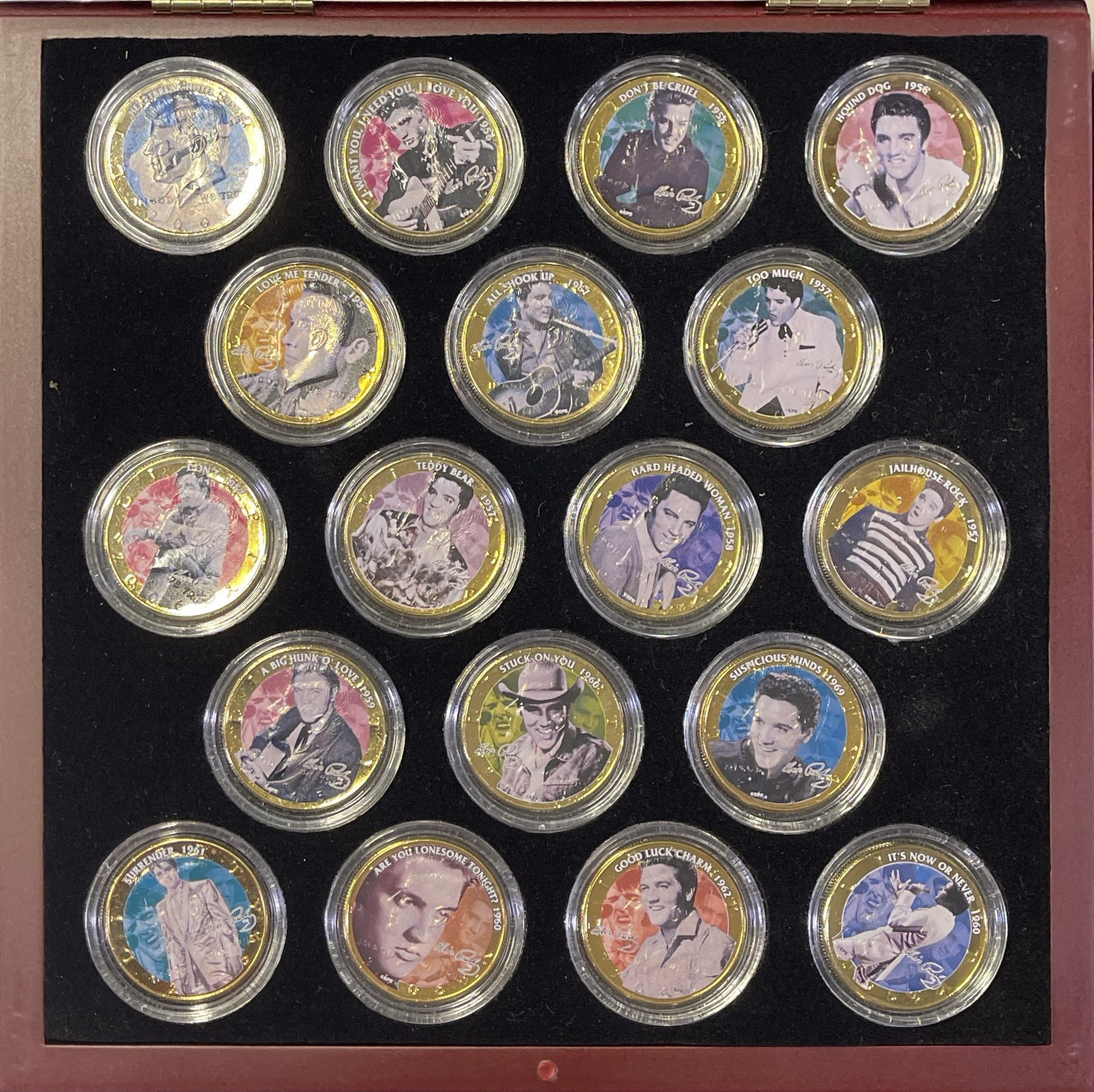 Lot 281 - ELVIS PRESLEY - QUARTER/HALF DOLLARS