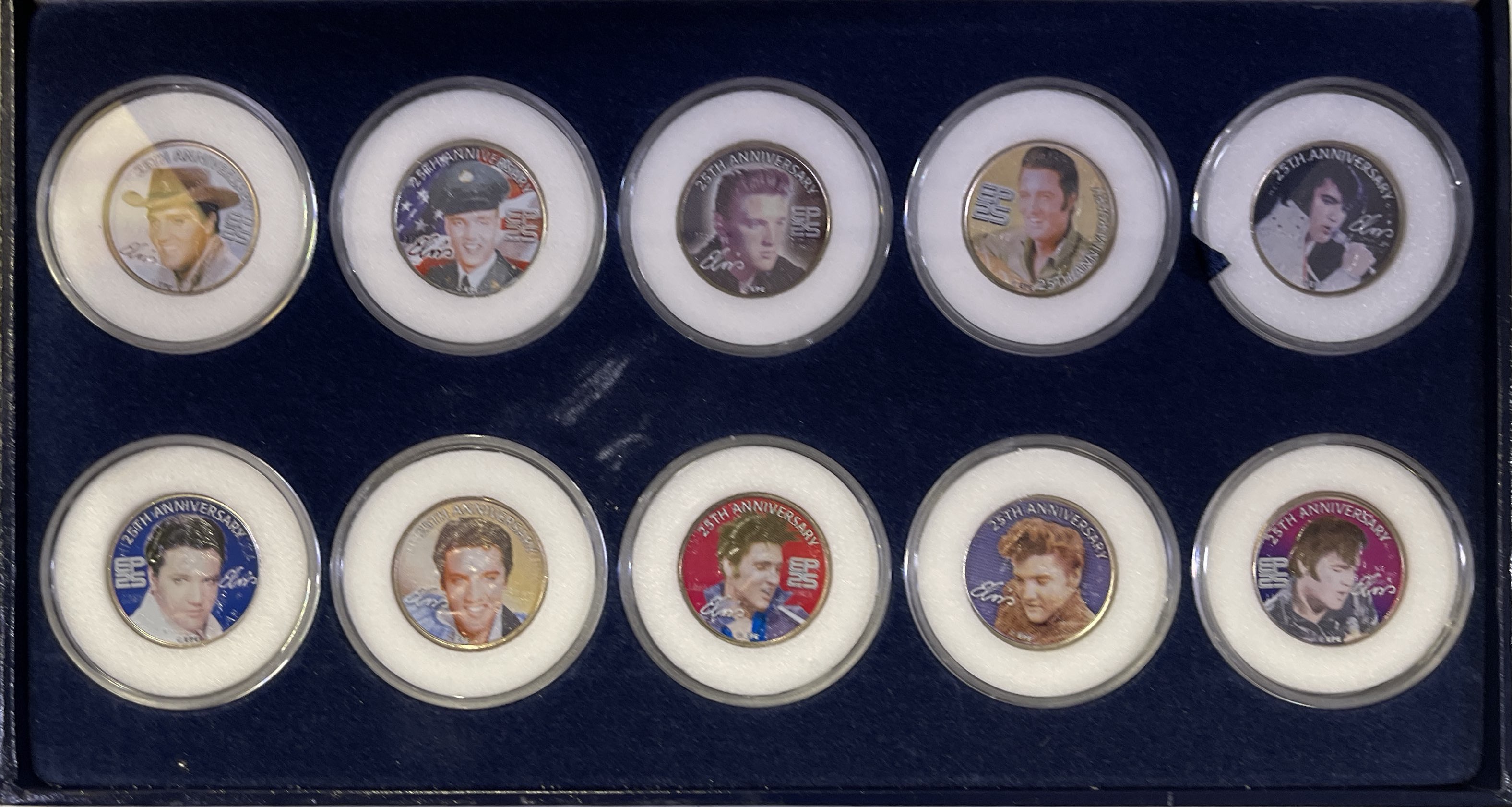 Lot 281 - ELVIS PRESLEY - QUARTER/HALF DOLLARS