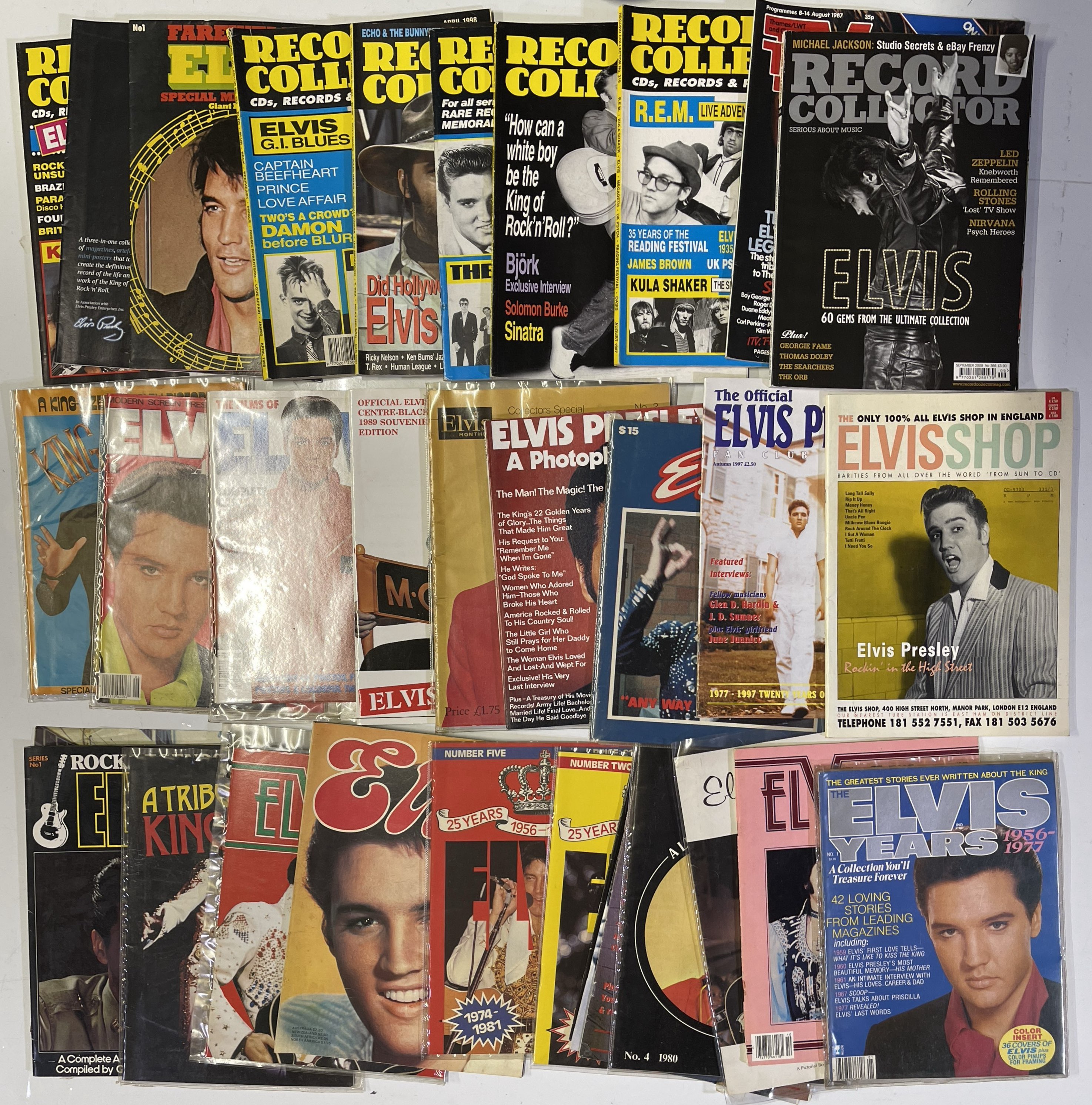 Lot 292 - ELVIS - BOOKS AND MAGAZINES COLLECTION.