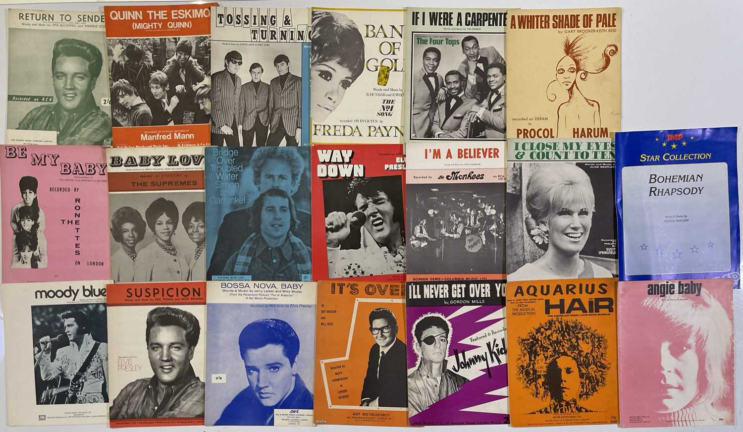 Lot 40 - SHEET MUSIC COLLECTION INC BEATLES.