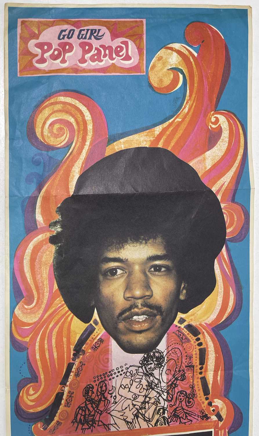 Lot 381 - JIMI HENDRIX - AN ORIGINAL C 1960S 'POP