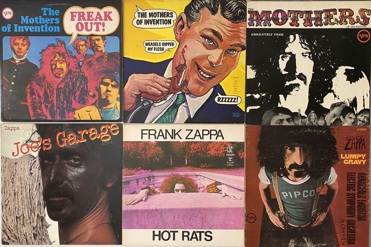 Lot 1112 - FRANK ZAPPA/ THE MOTHERS - LP COLLECTION