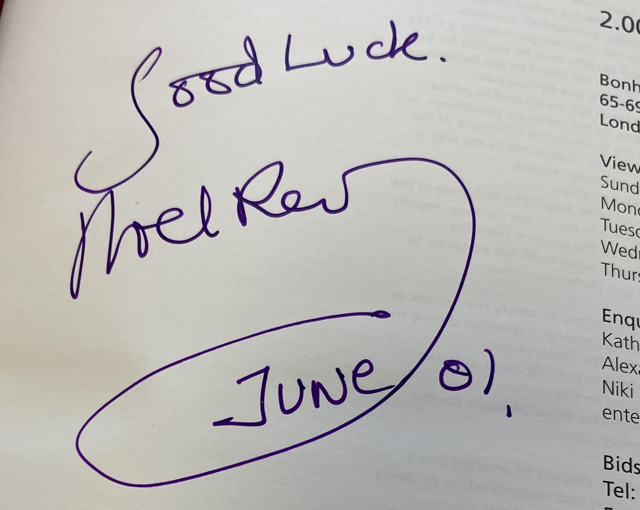 Lot 302 - NOEL REDDING SIGNED JIMI HENDRIX AUCTION