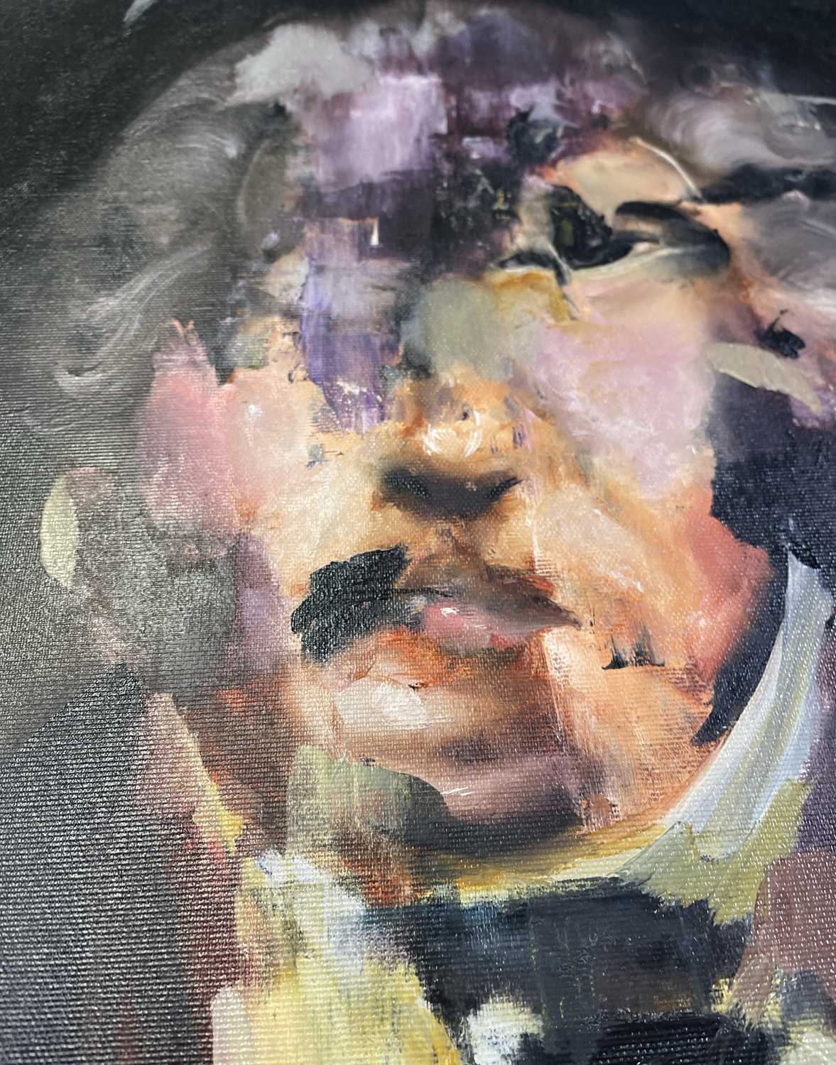 Lot 21 - AN ORIGINAL MIXED MEDIA ARTWORK BY FLORIAN