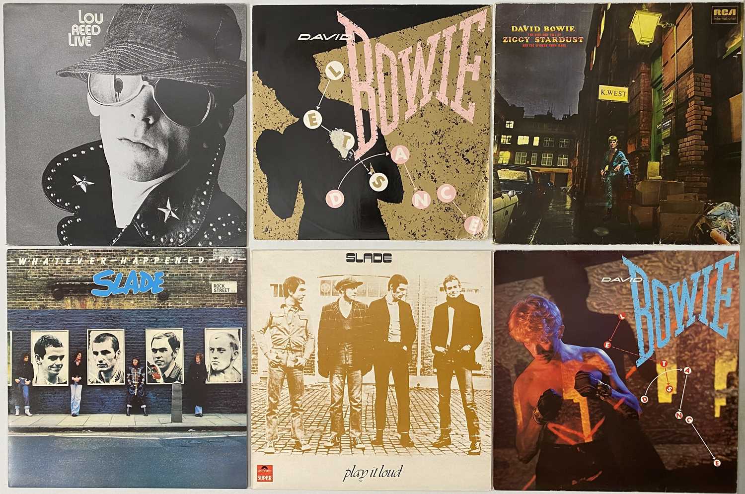Lot 1200 - GLAM ROCK / ROCK COLLECTION INC BOWIE AND