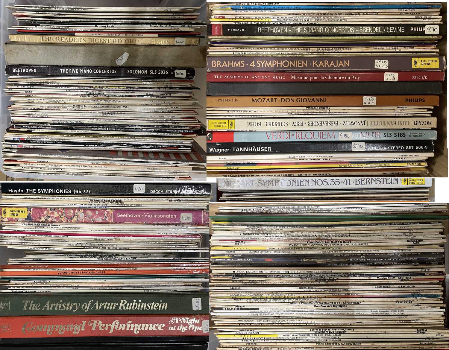 Lot 1212 - CLASSICAL LPS AND BOXSETS.