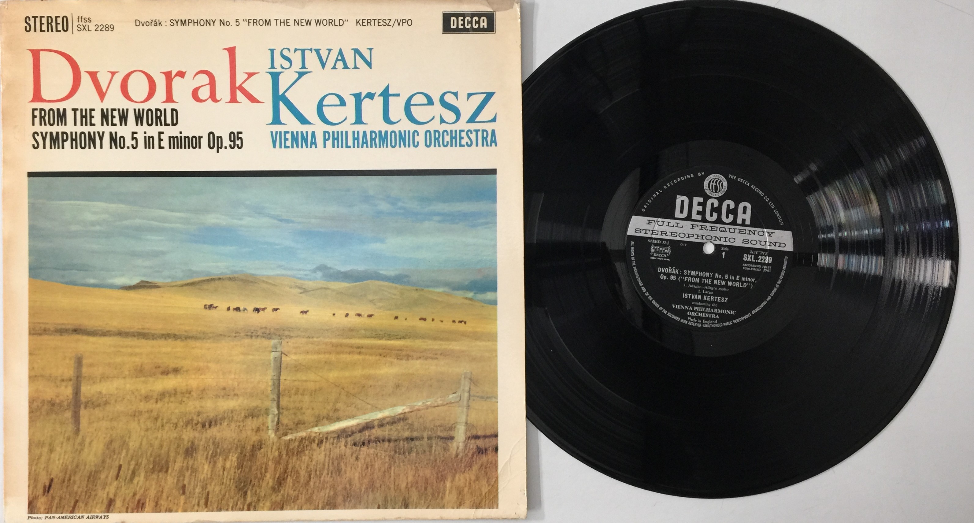 Lot 1245 - ISTVAN KERTESZ - DVORAK: SYMPHONY NO. 5