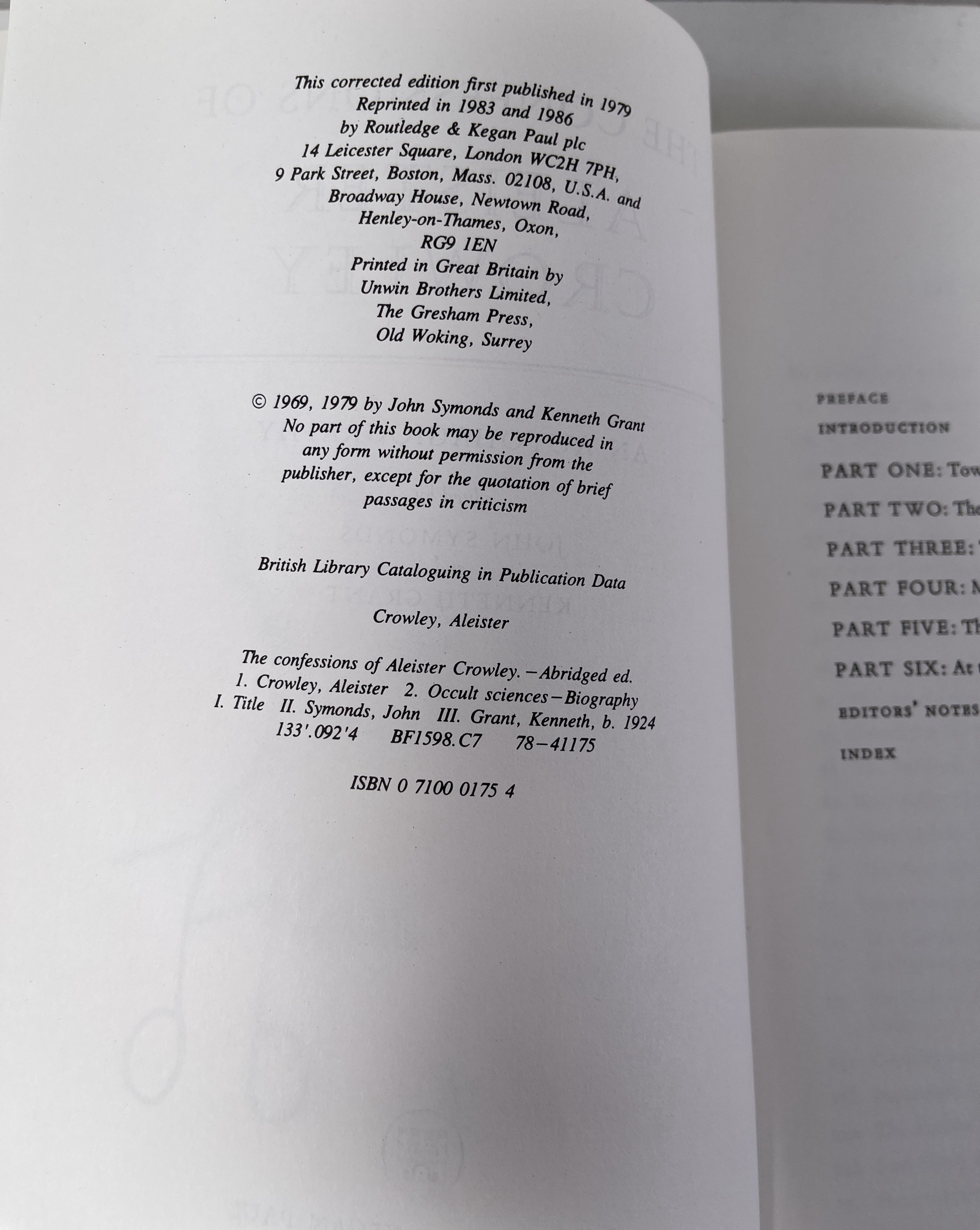 Lot 28 - ALEISTER CROWLEY - RARE AND COLLECTABLE BOOK