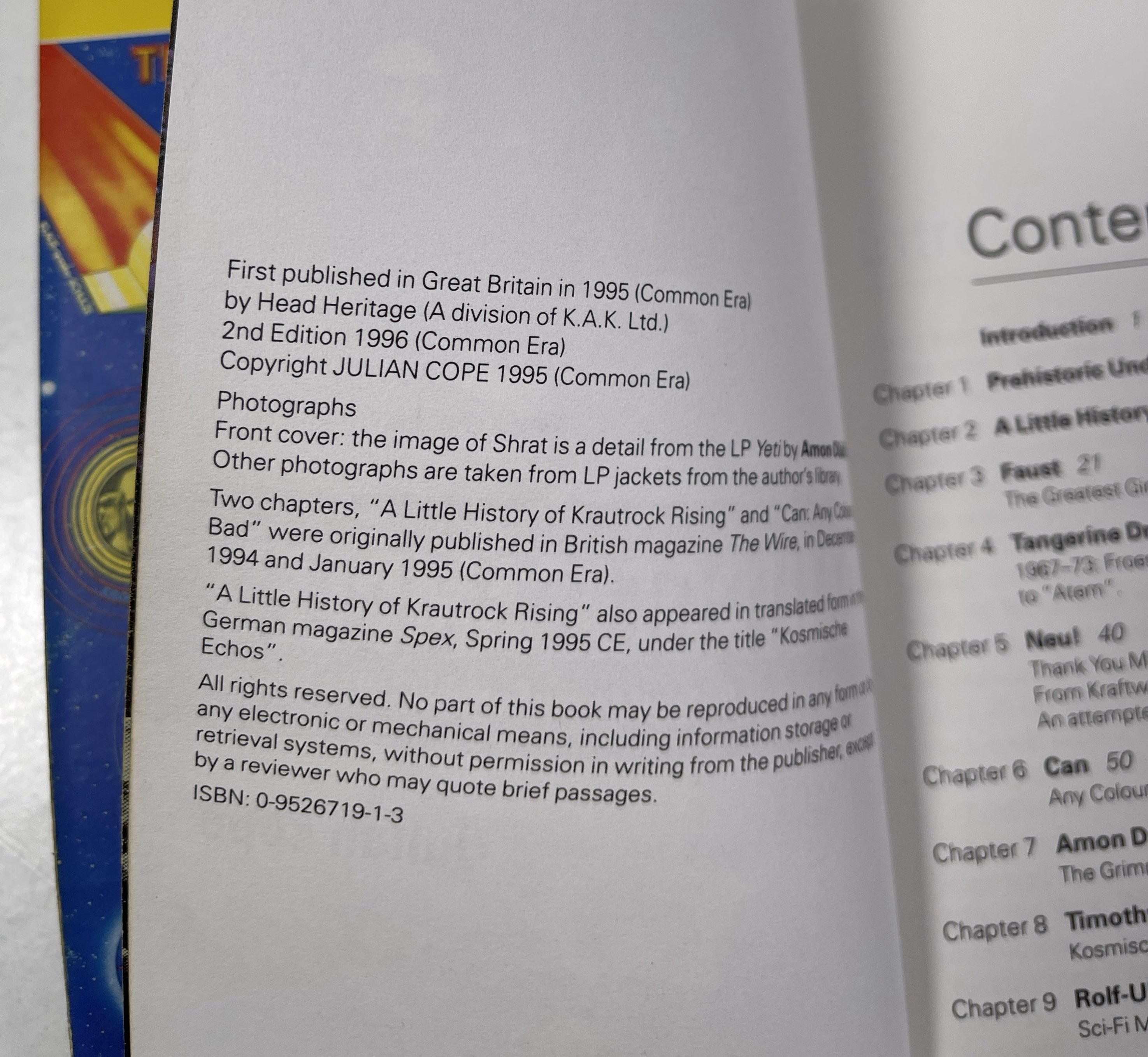 Lot 32 - JULIAN COPE - KRAUTROCKSAMPLER - COLLECTABLE